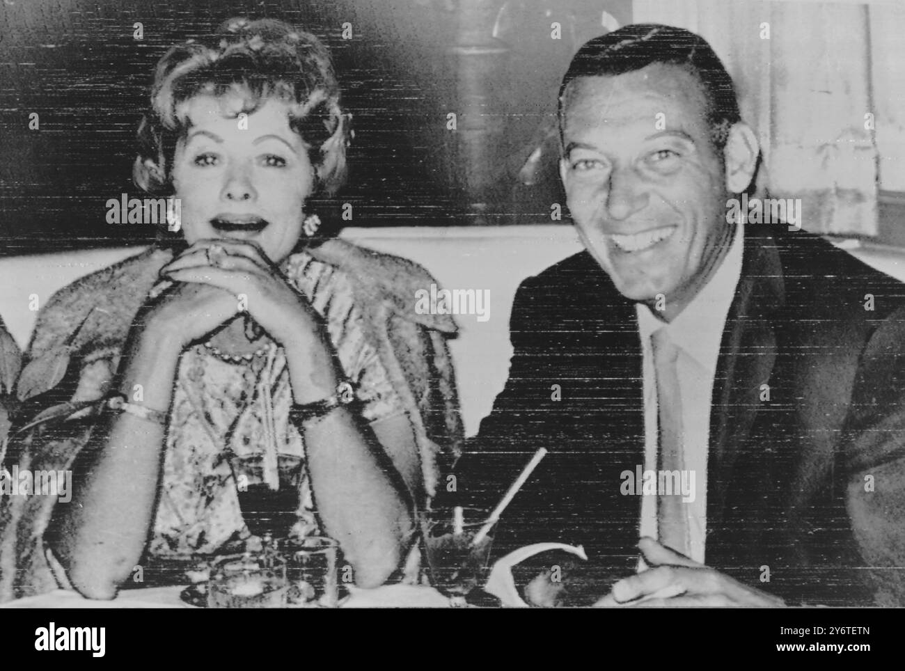 COMEDIENNE LUCILLE BALL WITH COMEDIAN GARY MORTON IN NEW YORK 14 ...