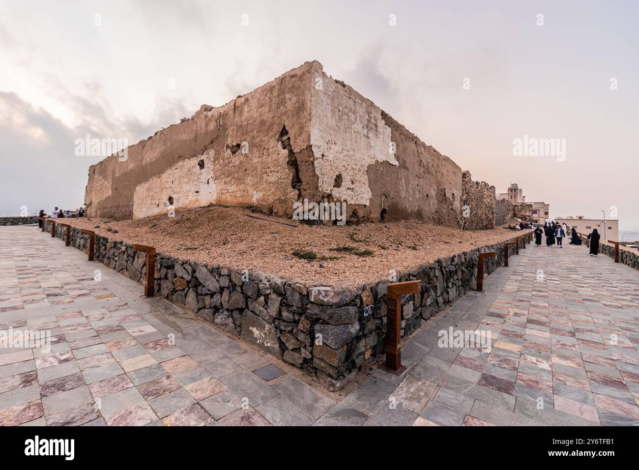 ABHA, SAUDI ARABIA - NOVEMBER 19, 2021: Ruins of Shamsan Castle in Abha ...