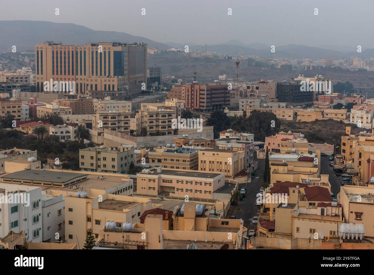 Aerial view of Abha, Saudi Arabia Stock Photo - Alamy