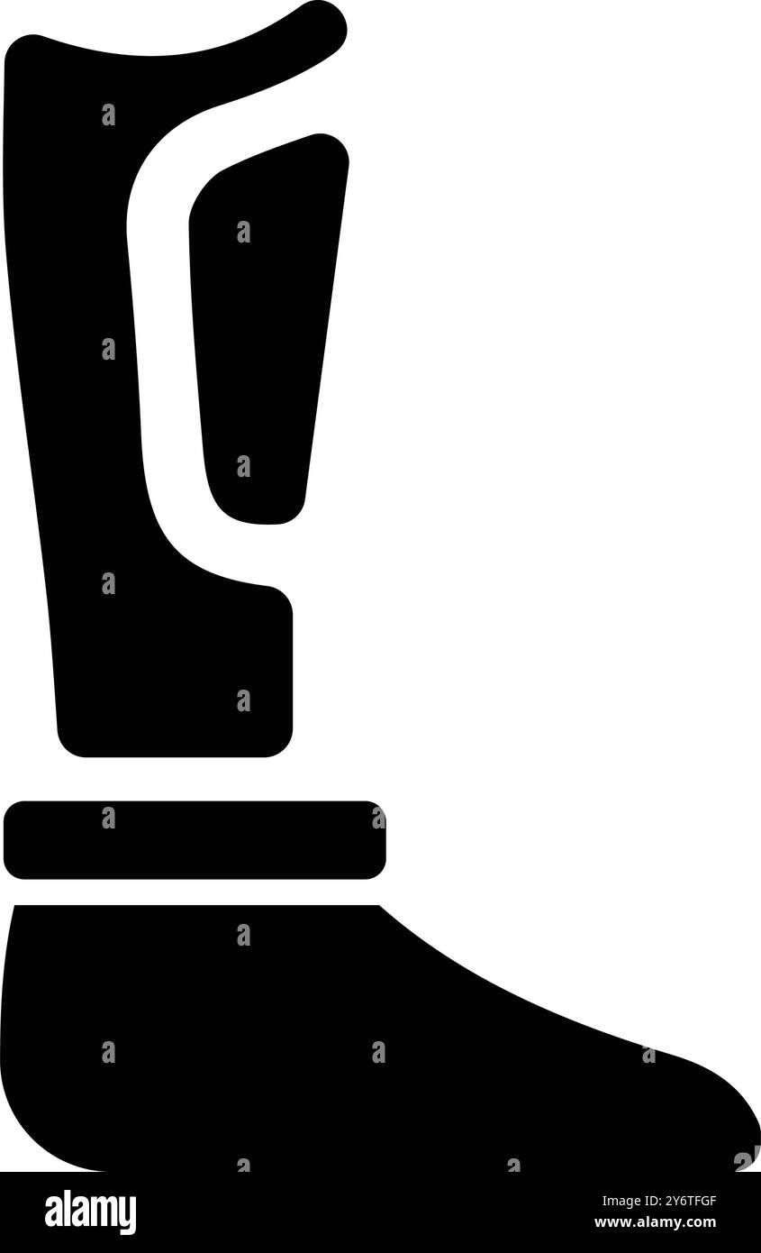leg, body parts, Prosthetic leg icon Stock Vector Image & Art - Alamy