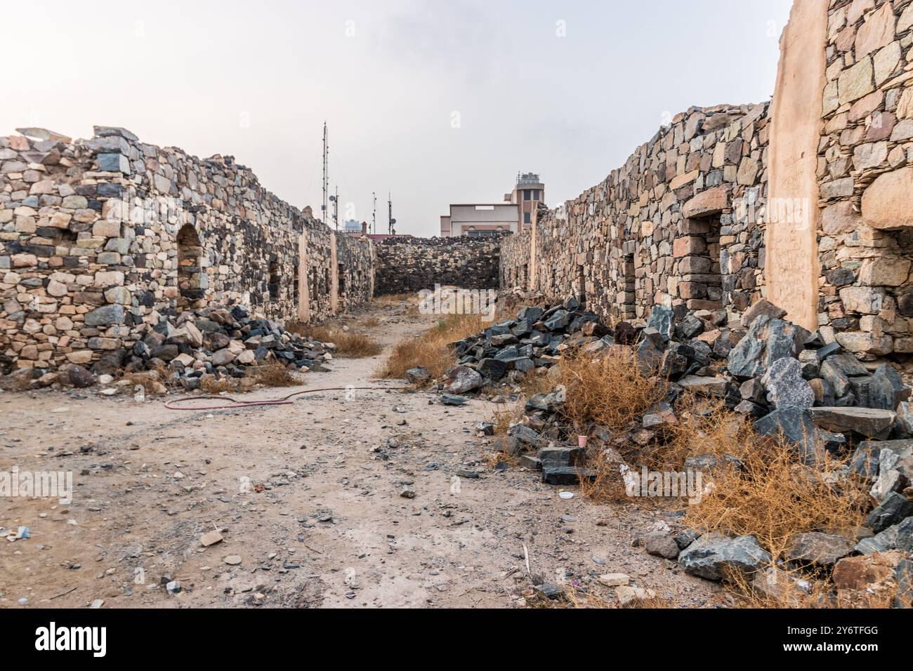 Ruins of Shamsan Castle in Abha, Saudi Arabia Stock Photo - Alamy