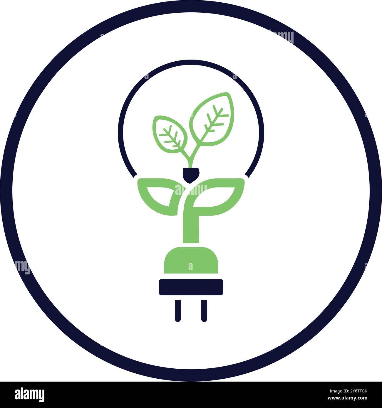 Plug leaf Stock Vector Images - Alamy