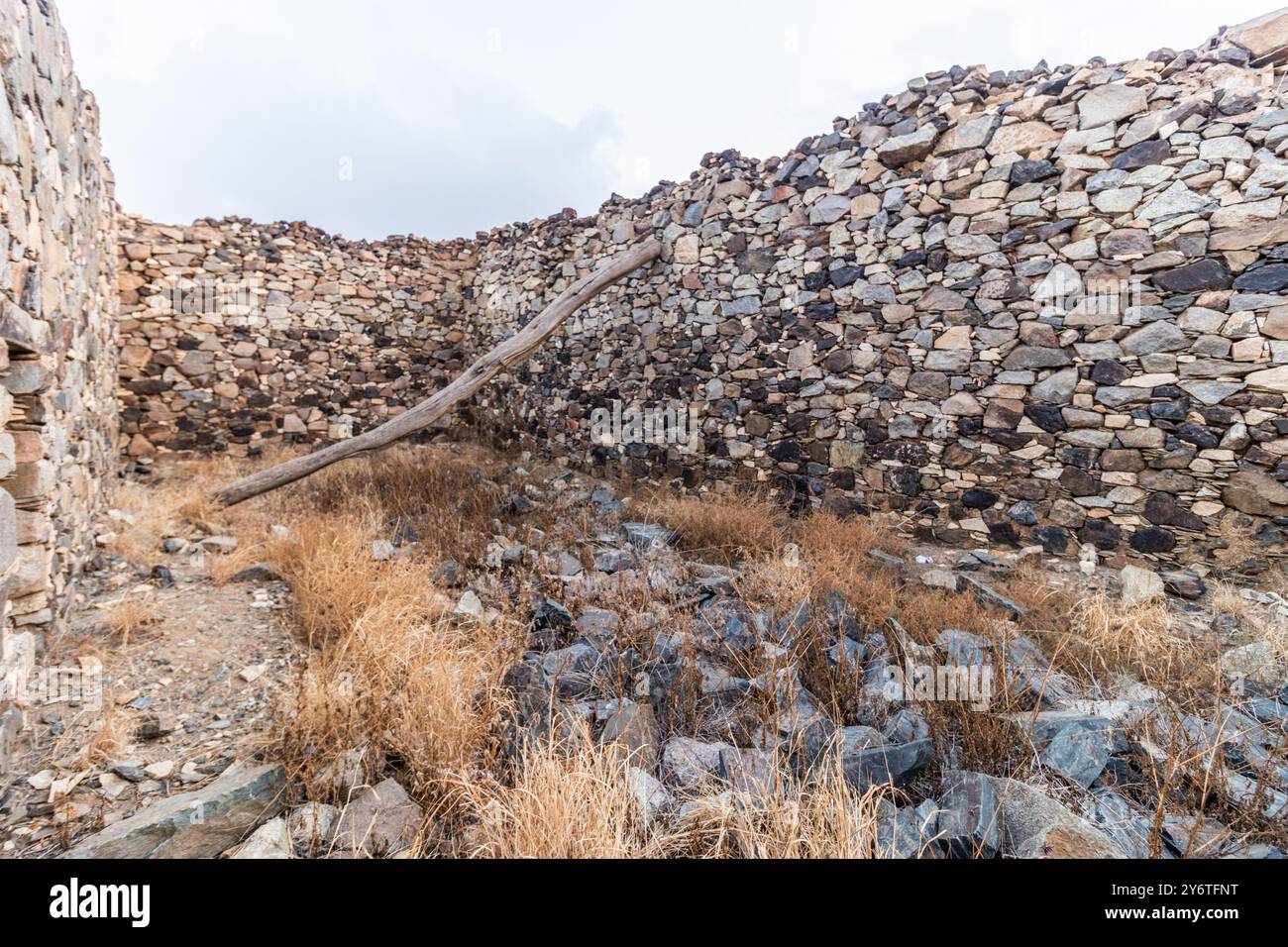 Ruins of Shamsan Castle in Abha, Saudi Arabia Stock Photo - Alamy