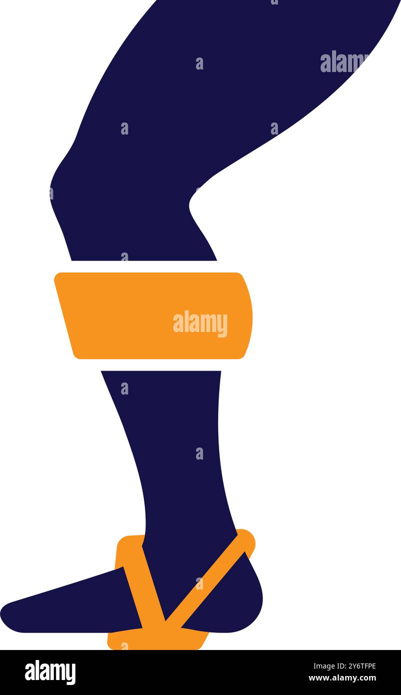 leg, body parts, Prosthetic leg icon Stock Vector Image & Art - Alamy