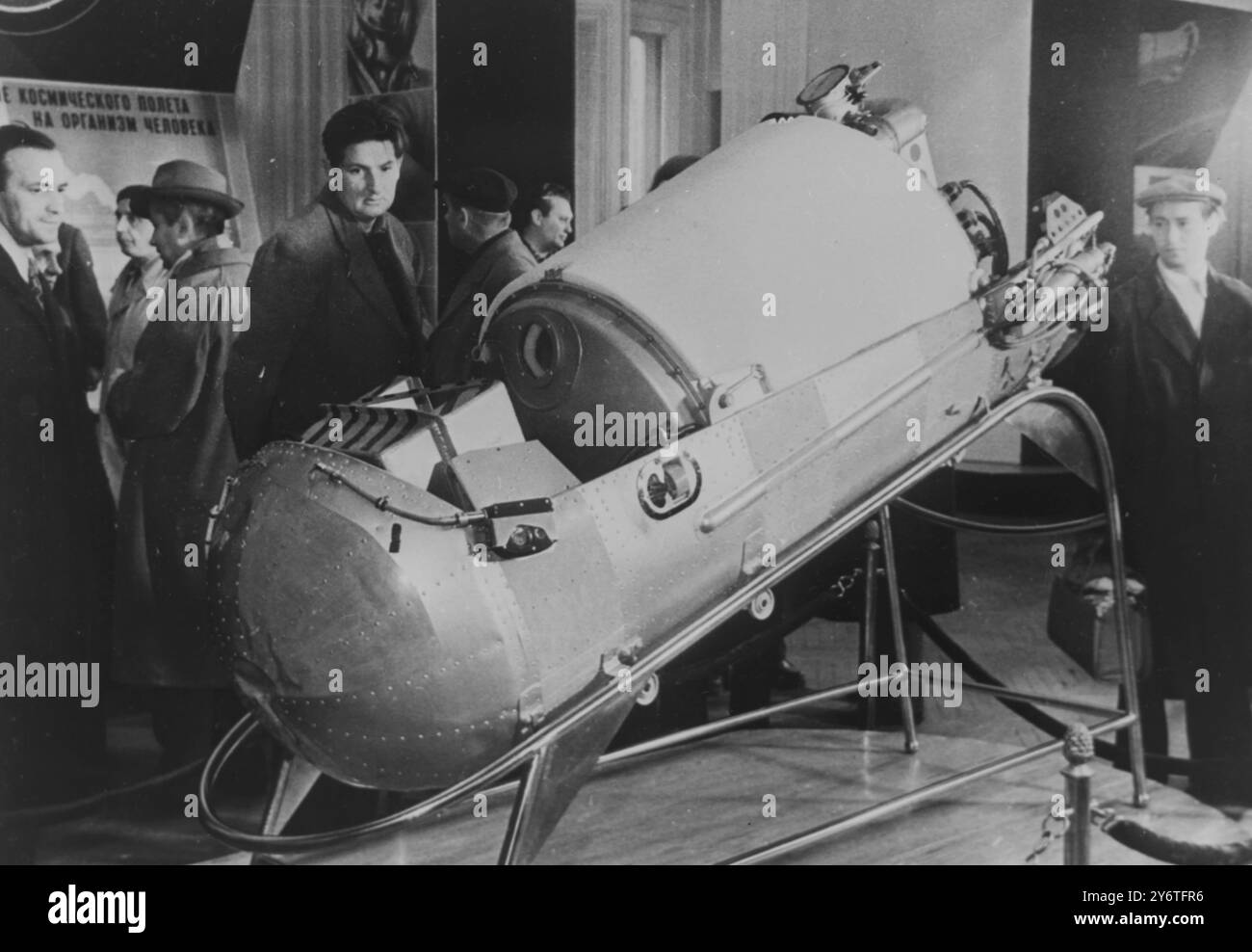 Soviet space capsule Black and White Stock Photos & Images - Alamy