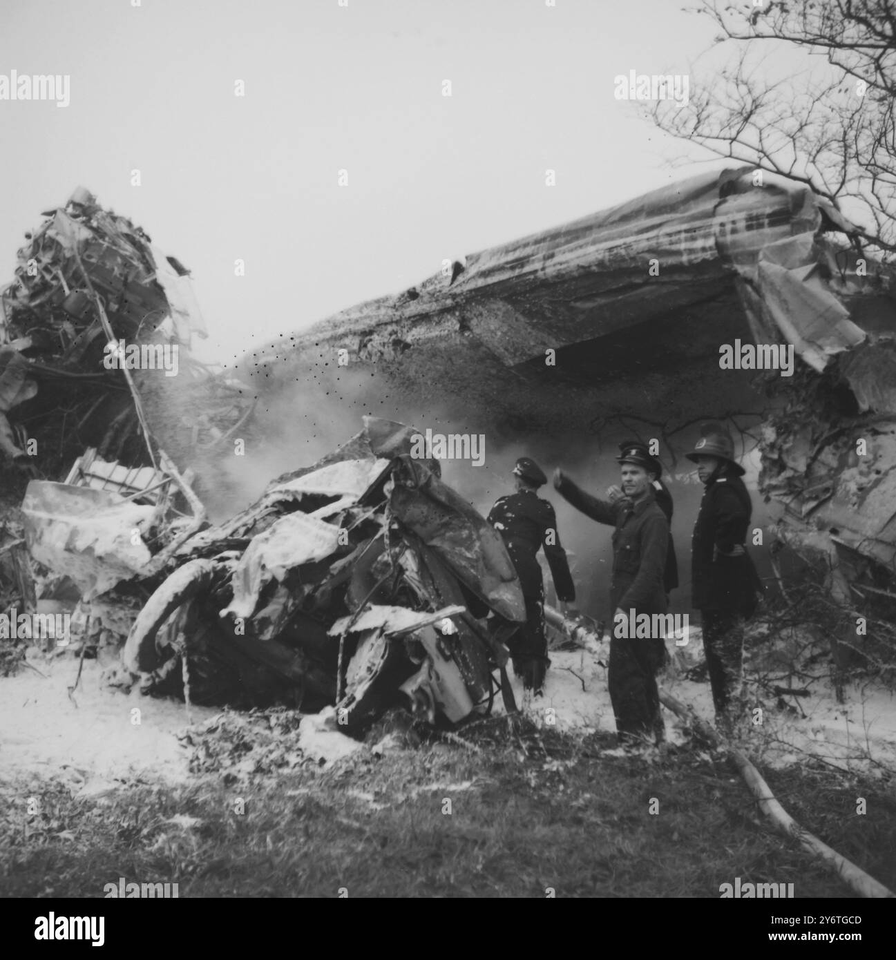 AVIATION AIRCRAFT OF BRISTOL CRASH IN GUERNSEY 2 NOVEMBER 1961 Stock ...
