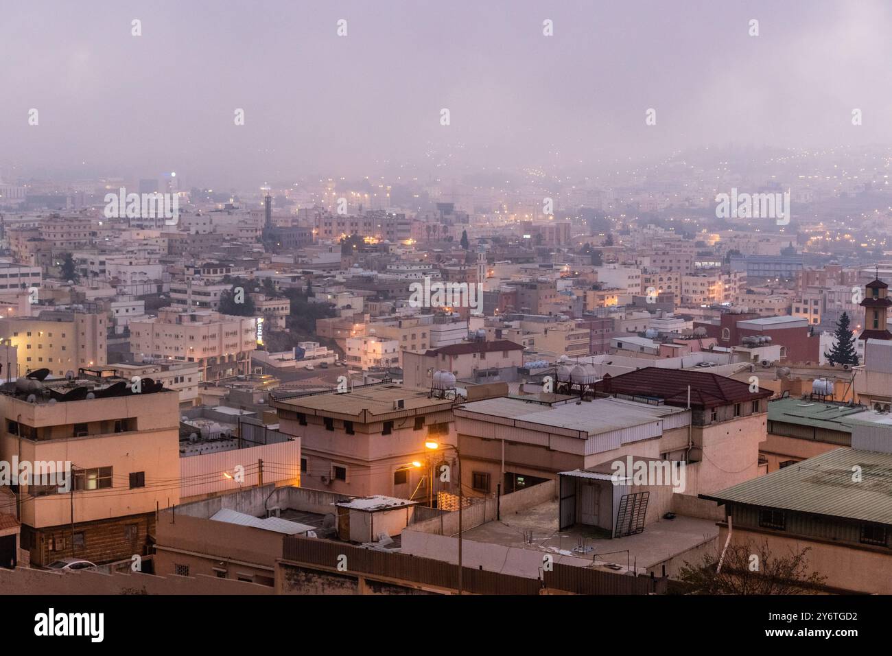 Evening aerial view of Abha, Saudi Arabia Stock Photo - Alamy