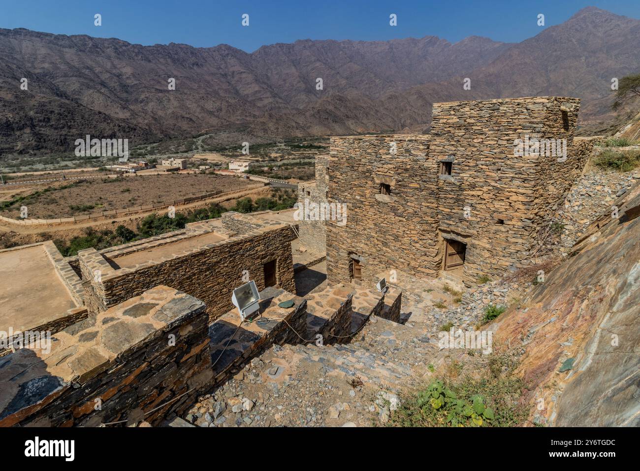 Ancient Thee Ain ( Dhi Ayn) village, Saudi Arabia Stock Photo - Alamy