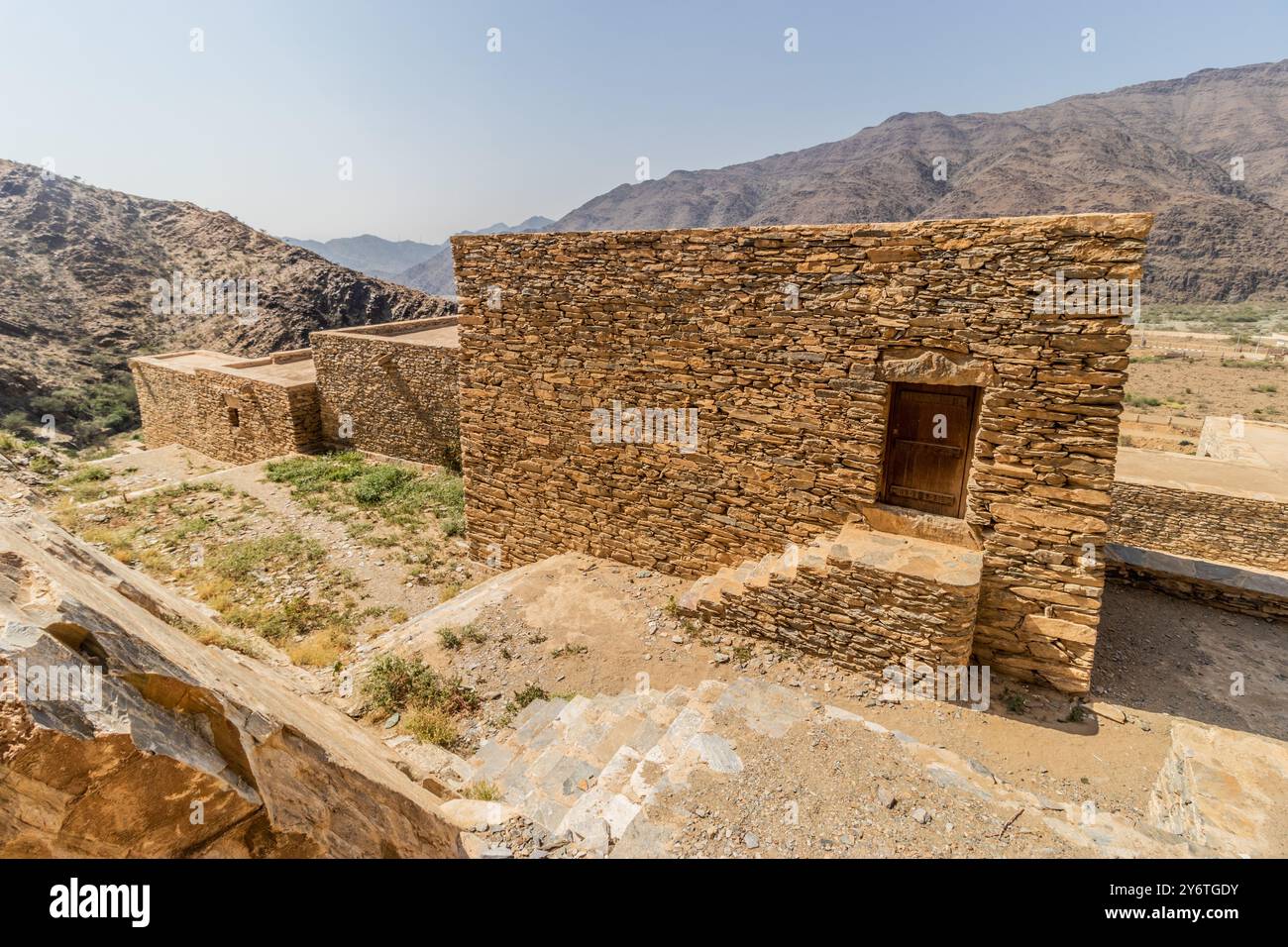Ancient Thee Ain ( Dhi Ayn) village, Saudi Arabia Stock Photo - Alamy