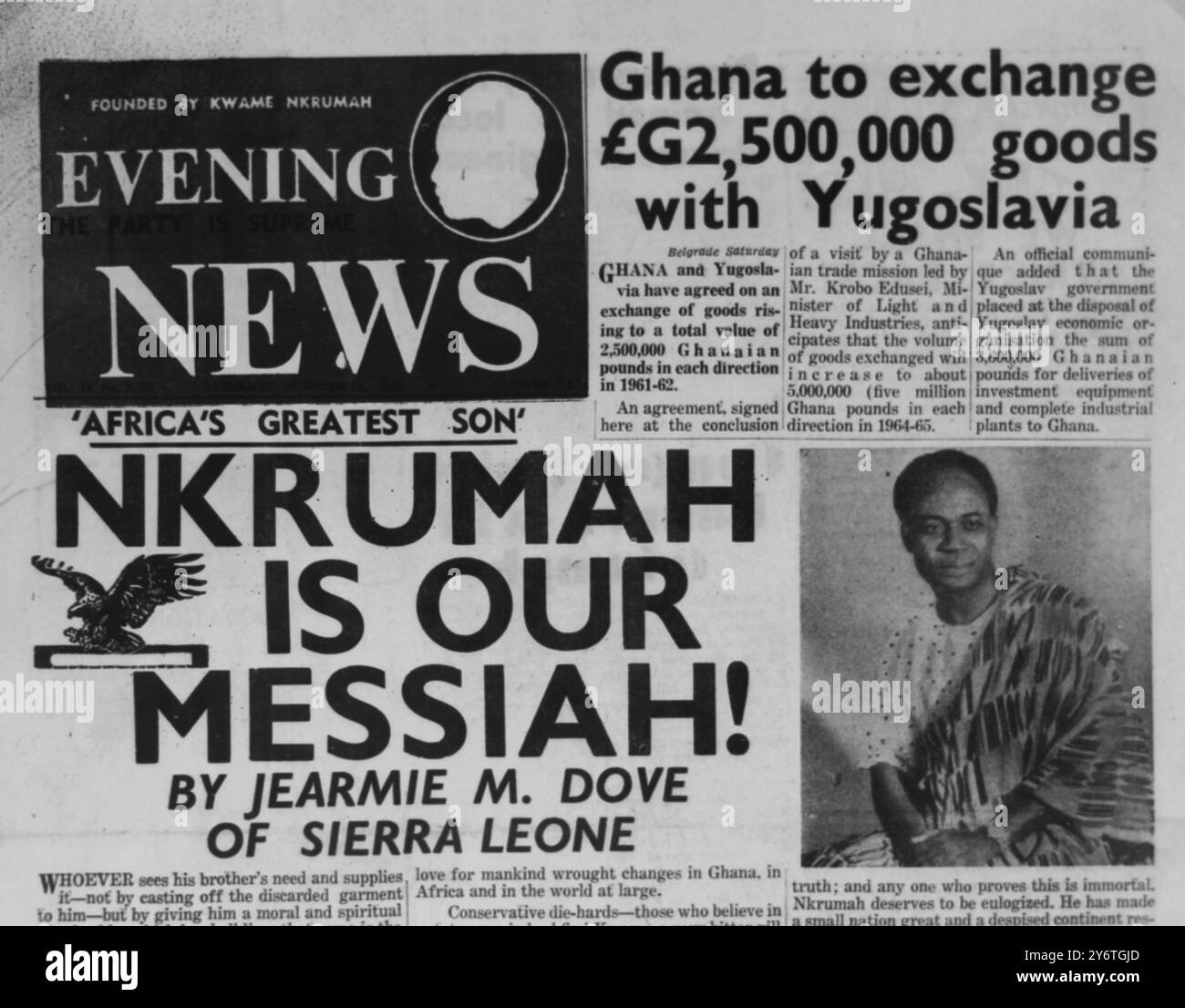 1961 newspaper hi-res stock photography and images - Alamy