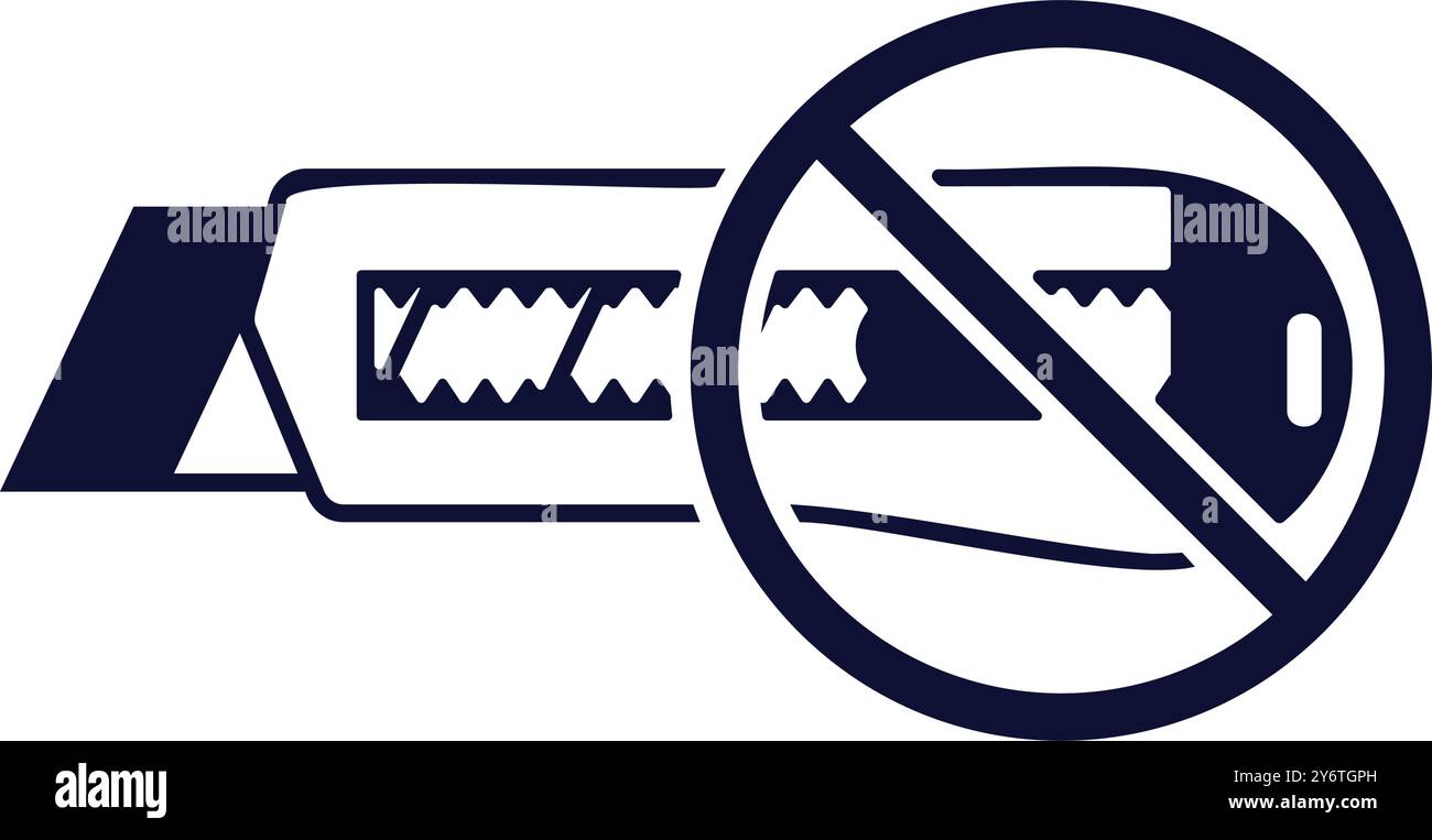 Dont use cutter icon hi-res stock photography and images - Alamy