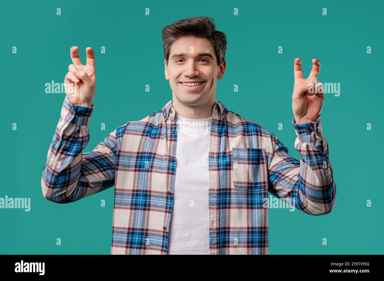 Air quote fingers isolated hi-res stock photography and images - Alamy