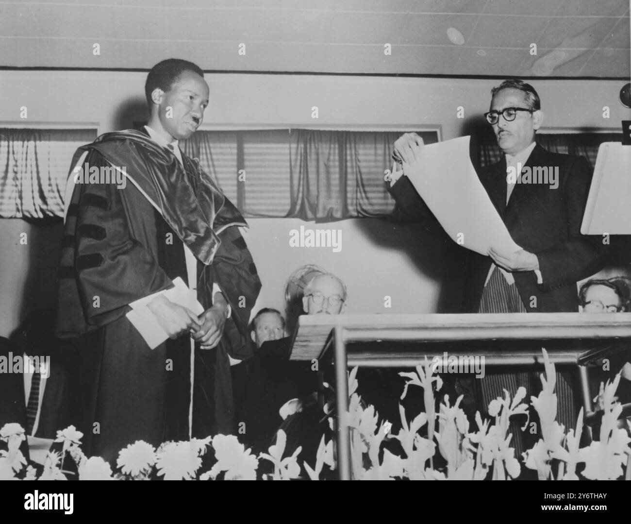 KARIMJEE A Y A WITH TANGANYIKAN PRIME MINISTERJULIUS K NYERERE / 27 ...