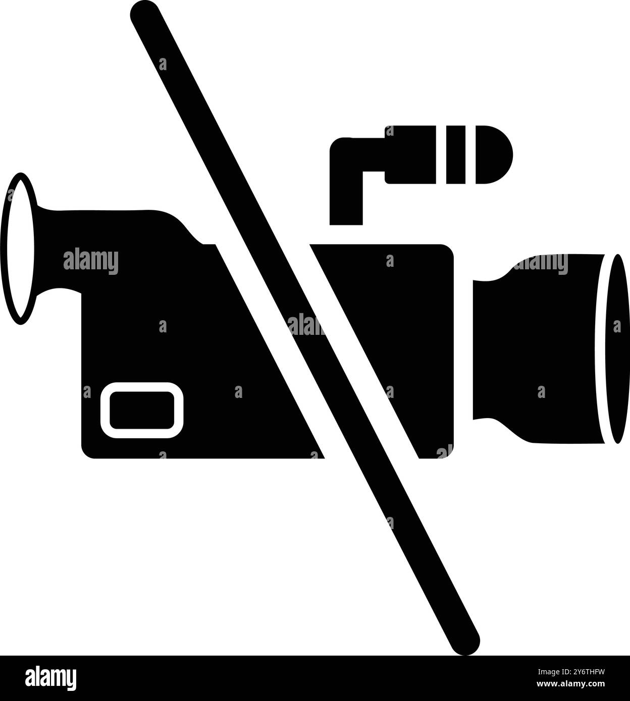 Video prohibited sign Black and White Stock Photos & Images - Alamy