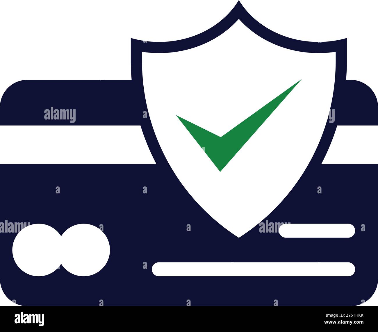 card, tick, secure, security credit card icon Stock Vector Image & Art ...