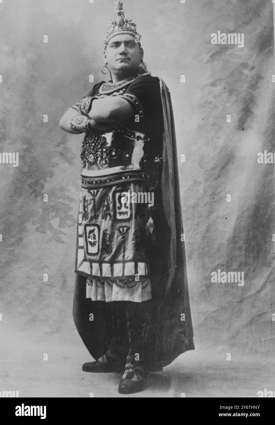 OPERA ITALIAN TENOR ENRICO CARUSO IN OPERA AIDA 23 OCTOBER 1961 Stock ...