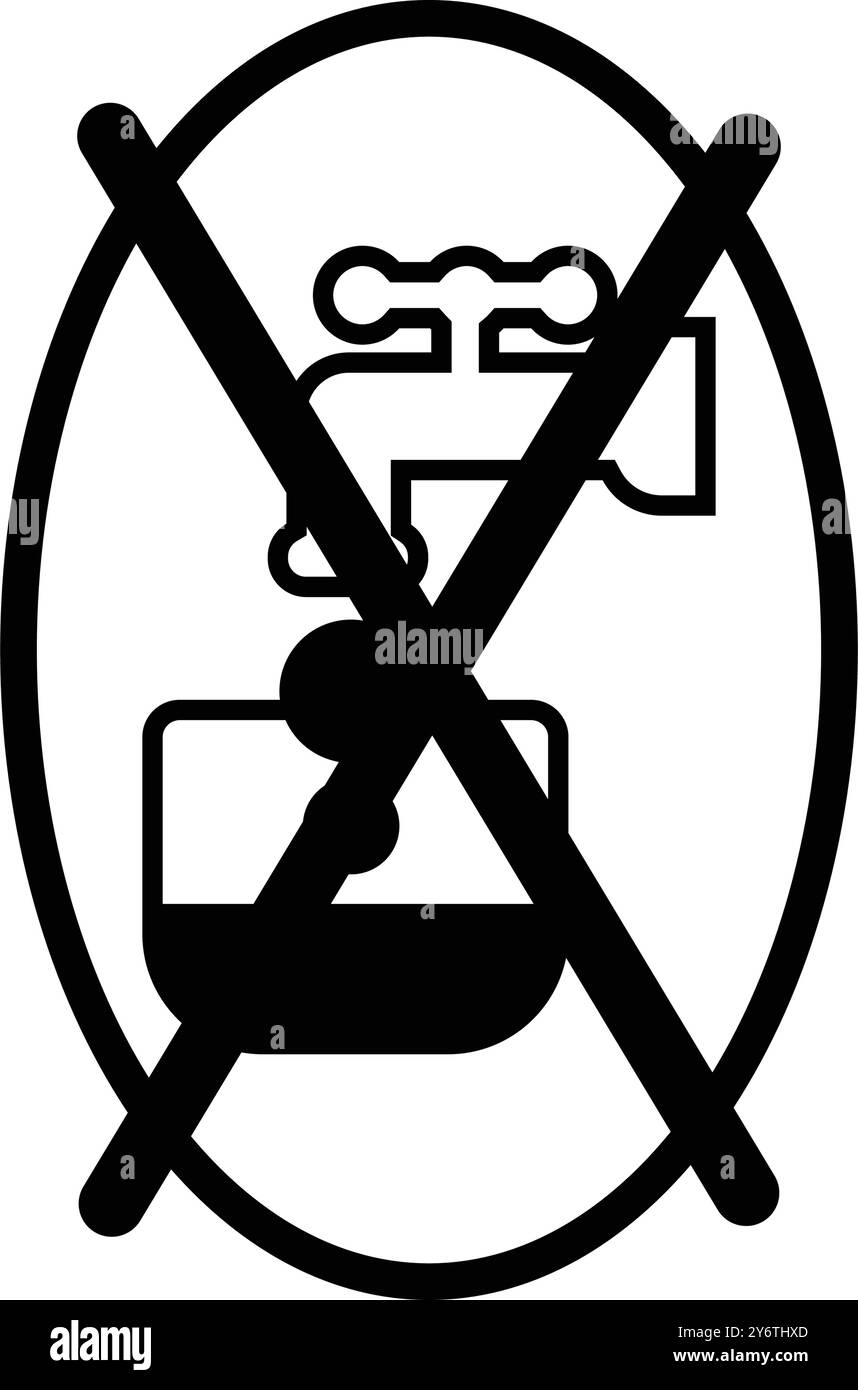 no drinking water, water, tap, water tap, not drinking water sign icon ...