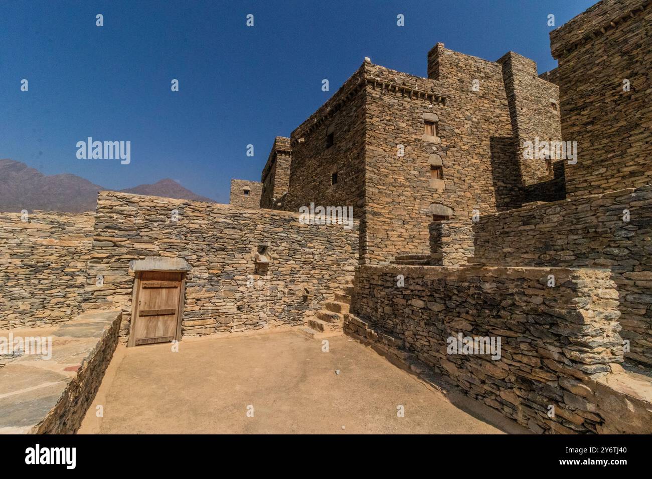 Ancient Thee Ain ( Dhi Ayn) village, Saudi Arabia Stock Photo - Alamy