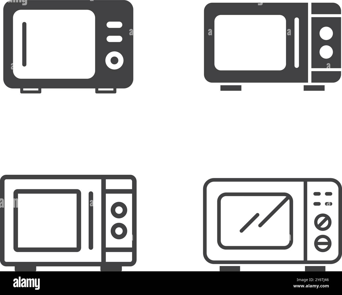 Microwave icon vector illustration logo design Stock Vector Image & Art ...