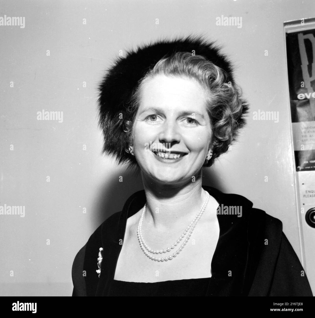 PORTRAIT OF MARGARET THATCHER 20 OCTOBER 1961 Stock Photo - Alamy