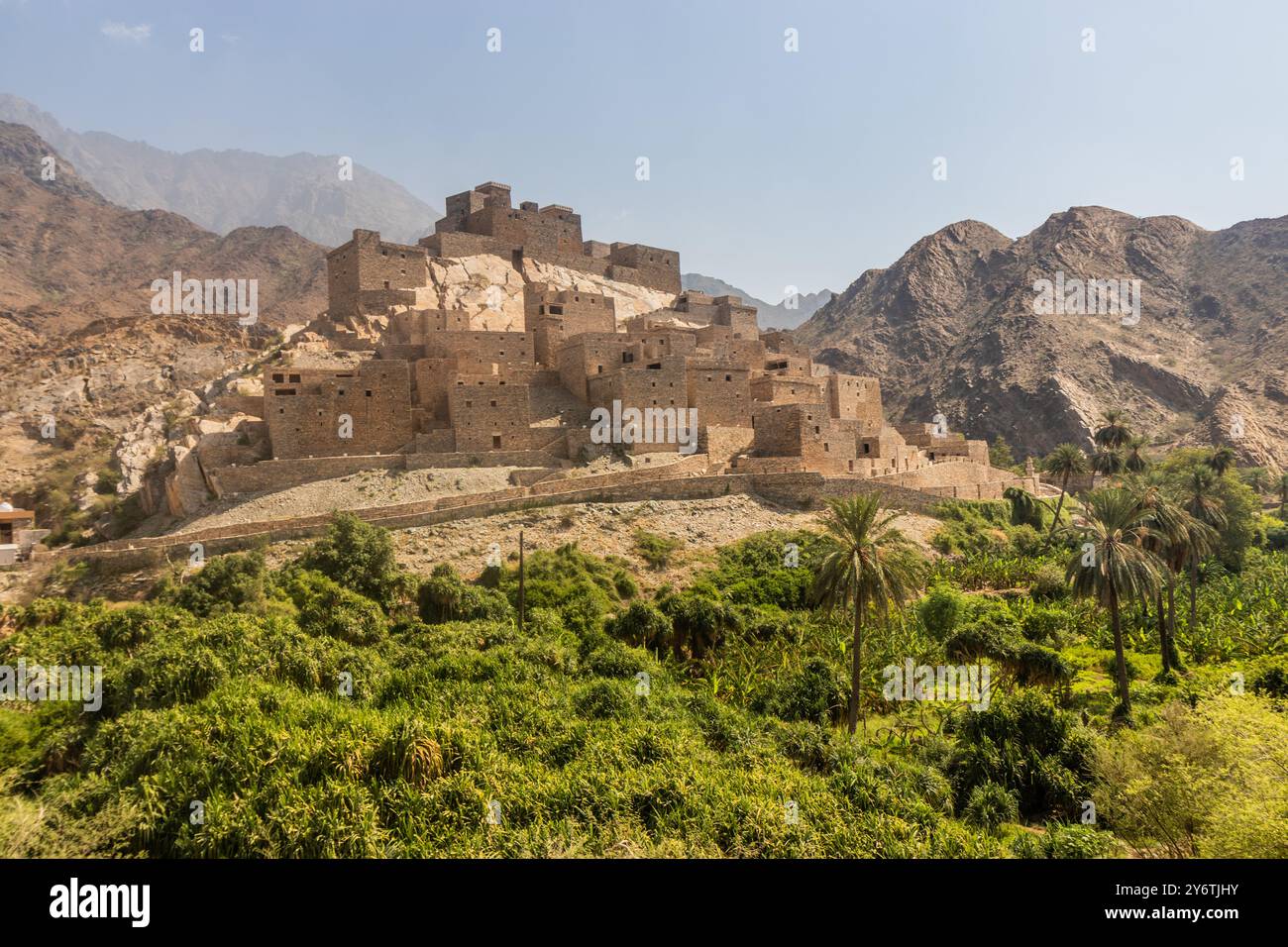 Ancient Thee Ain ( Dhi Ayn) village, Saudi Arabia Stock Photo - Alamy