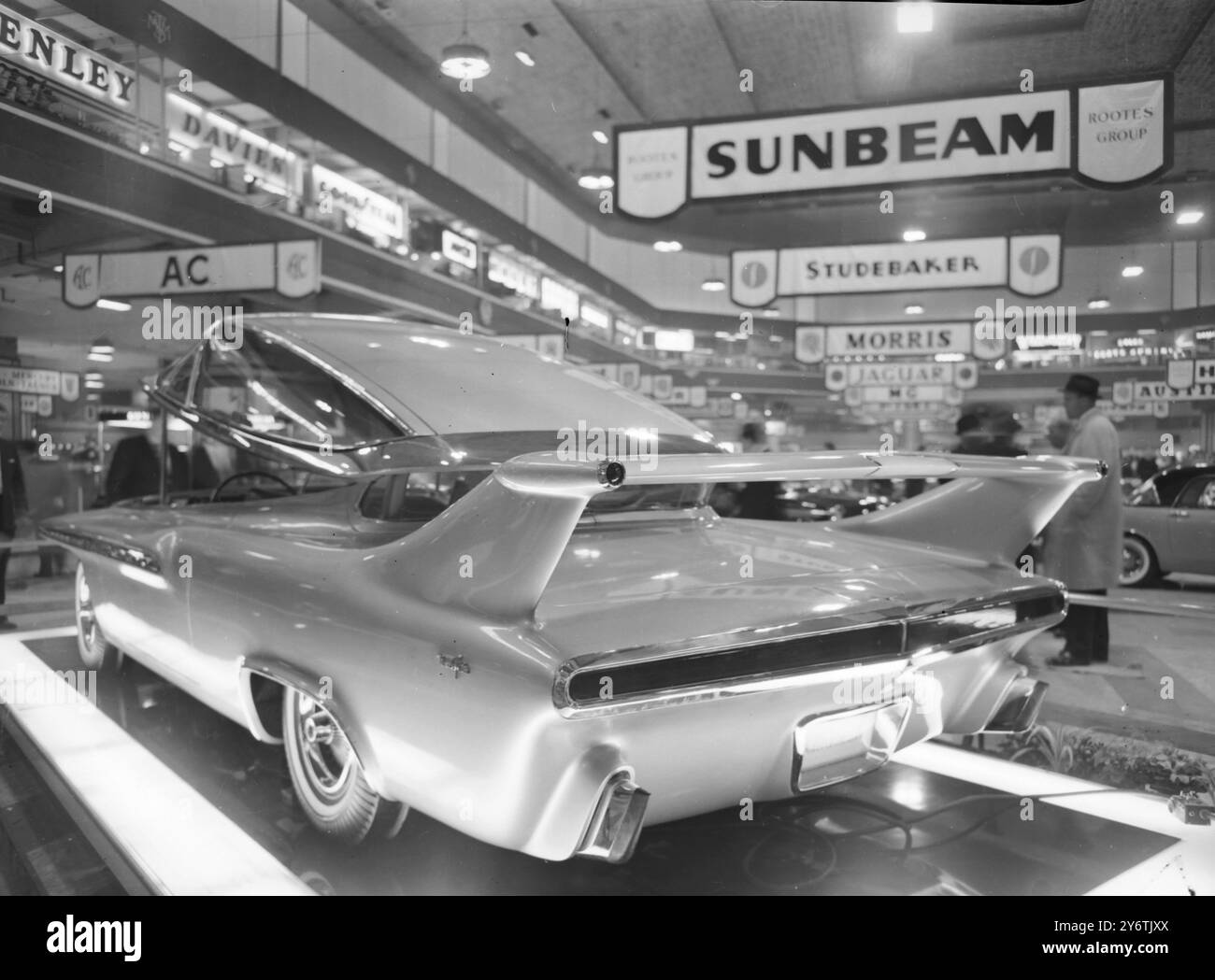 The london motor show Black and White Stock Photos & Images - Alamy