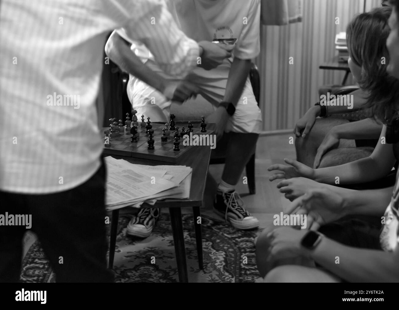 Vintage game show b&w hi-res stock photography and images - Alamy