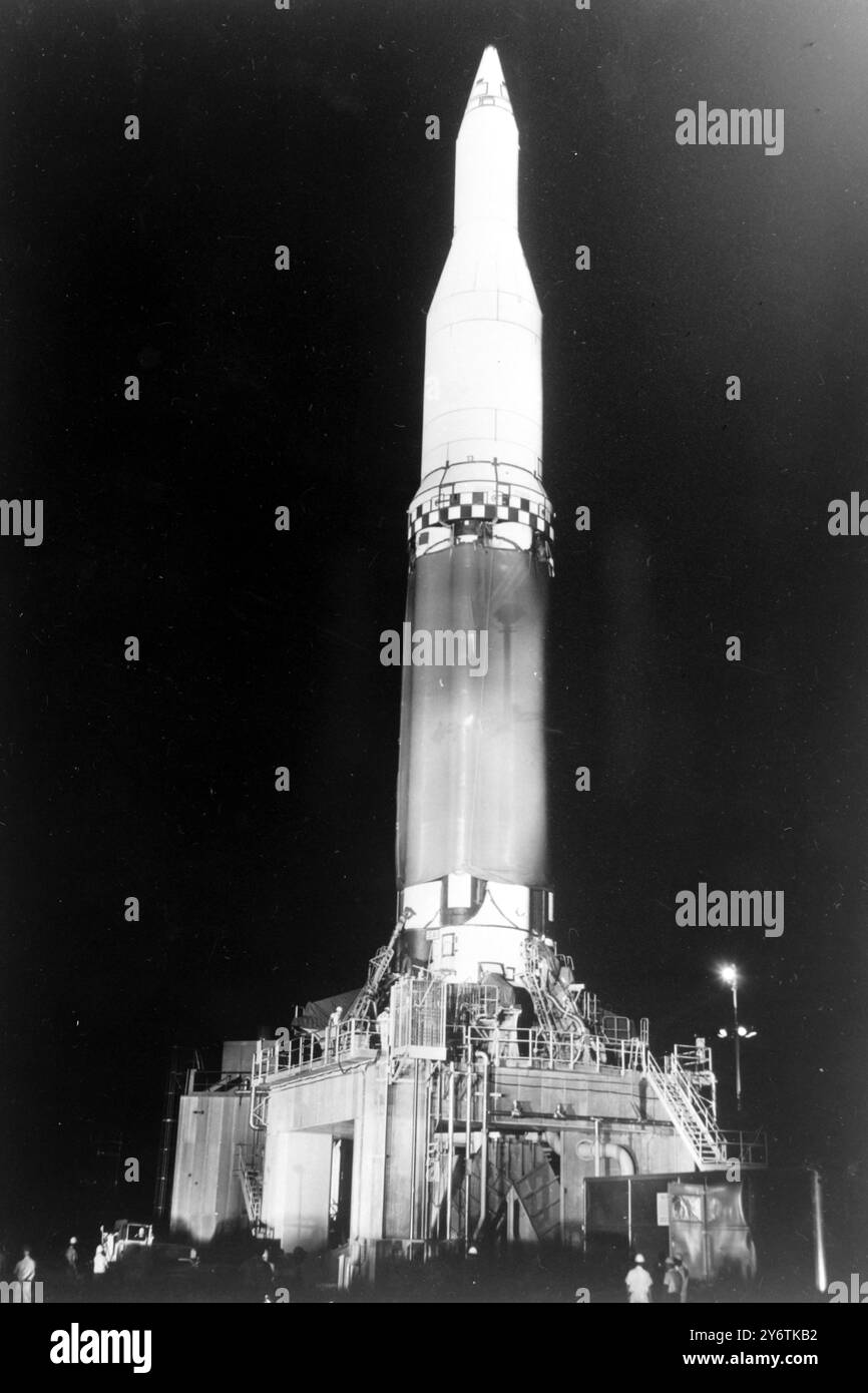 GUIDED MISSILE AND ROCKETS SATURN C1 LAUNCH VEHICLE 14 OCTOBER 1961 ...