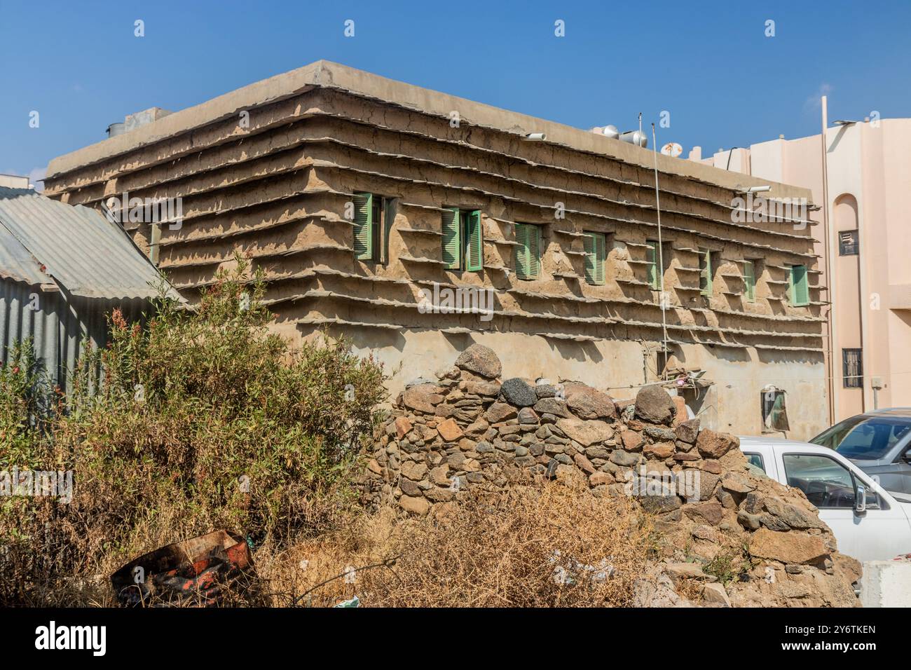 Traditional building in Abha, Saudi Arabia Stock Photo - Alamy
