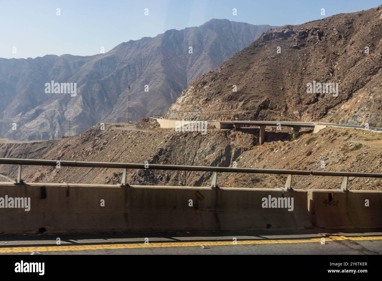 Mountain highway near Abha, Saudi Arabia Stock Photo - Alamy