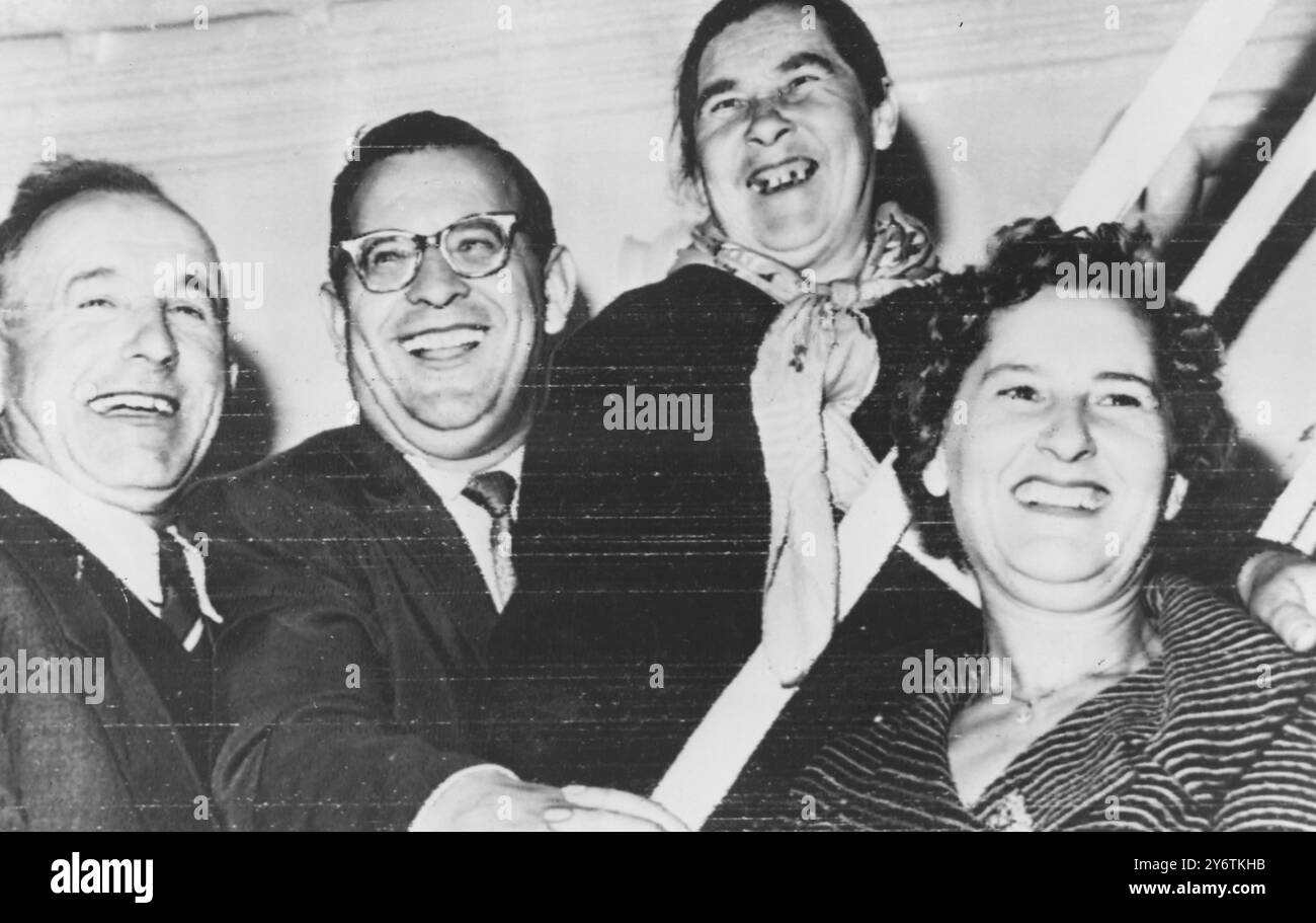 POLISH WOJCIECH KONOPCZNYSKI WITH ANNA WIFE AND ABE ROTHSTEIN IN NEW ...