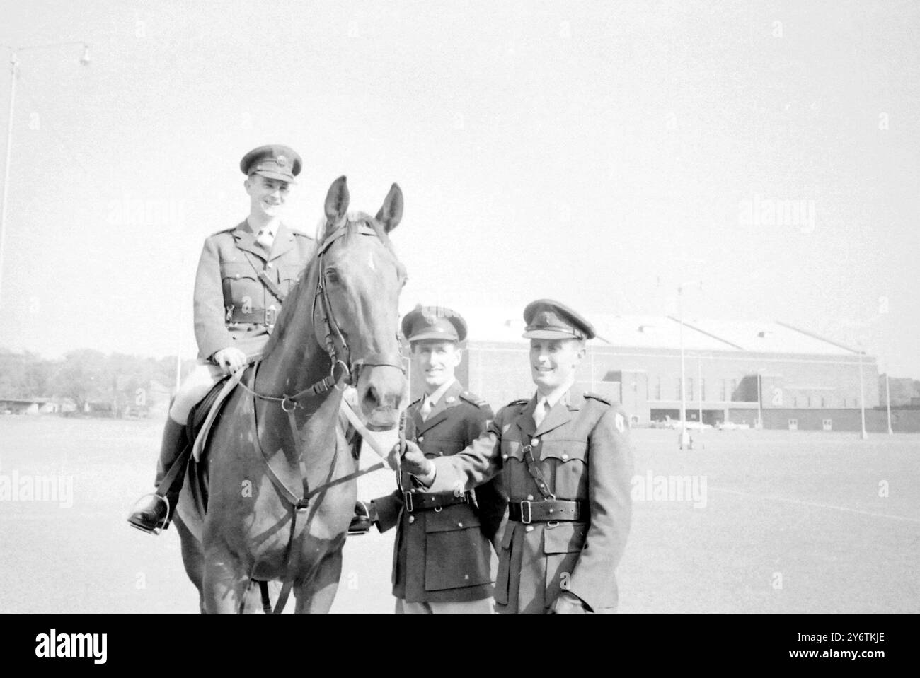 HORSE SHOWS ODONOHUE EAMON J P DALY & RINGROSE POSE 12 OCTOBER 1961 ...