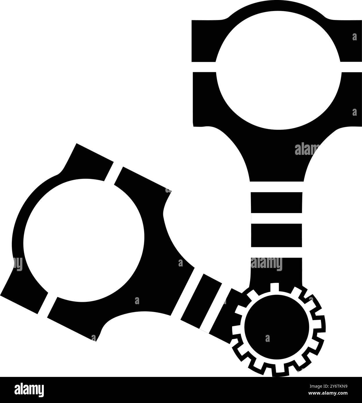 engine, equipment, machine parts, piston icon Stock Vector Image & Art ...