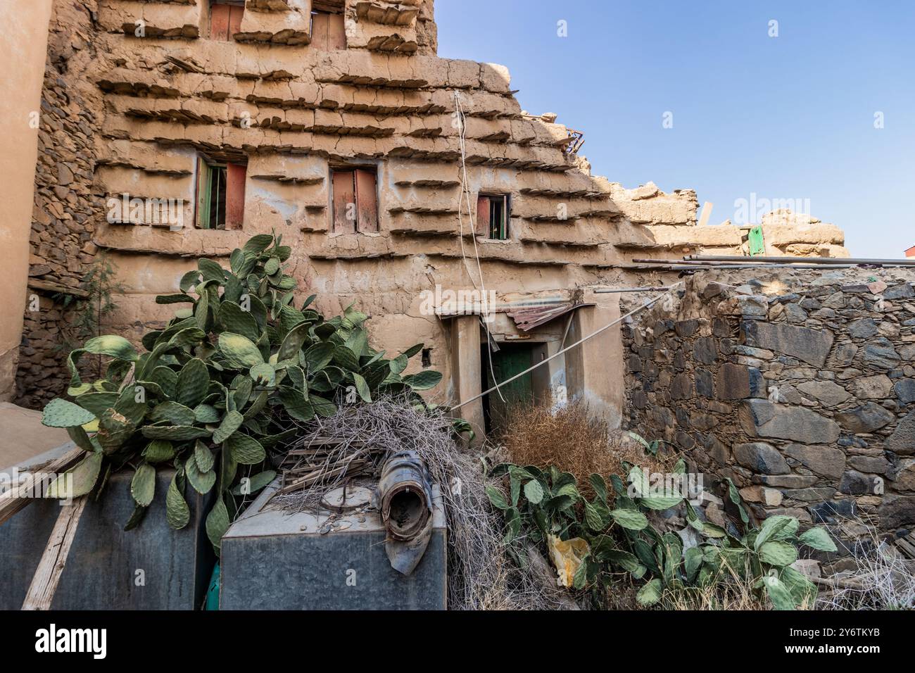 Ruins of traditional buildings in Abha, Saudi Arabia Stock Photo - Alamy