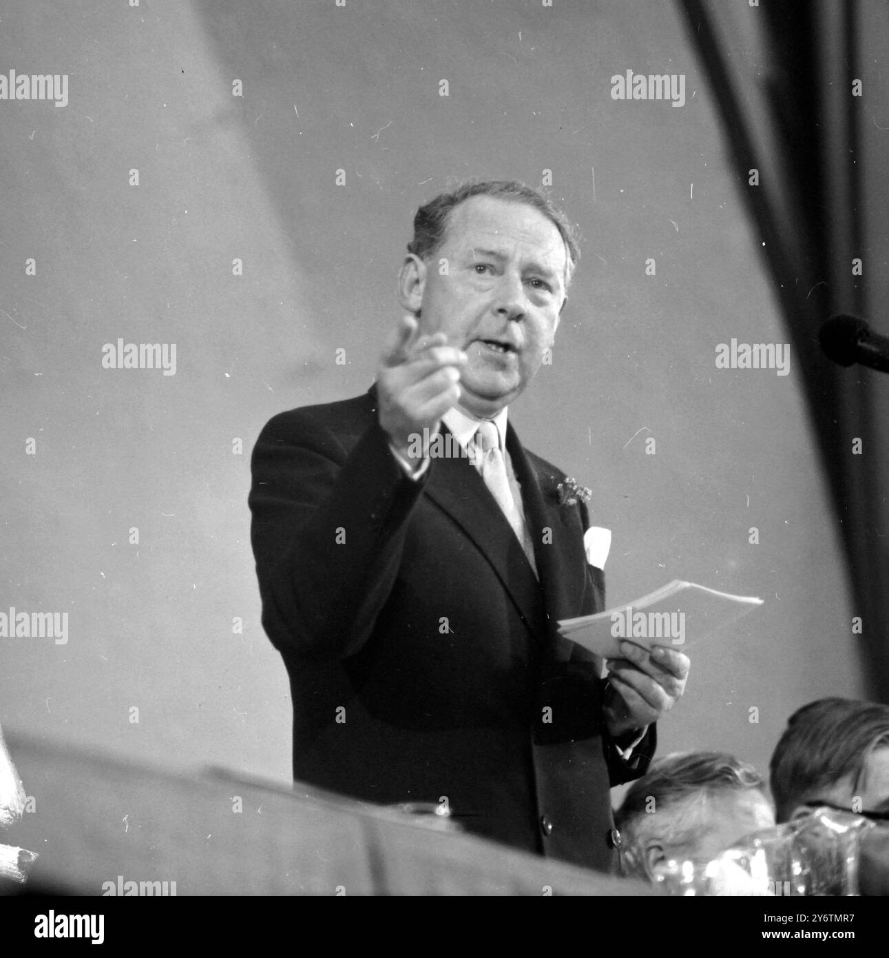Speaking labour party conference in blackpool hi-res stock photography ...