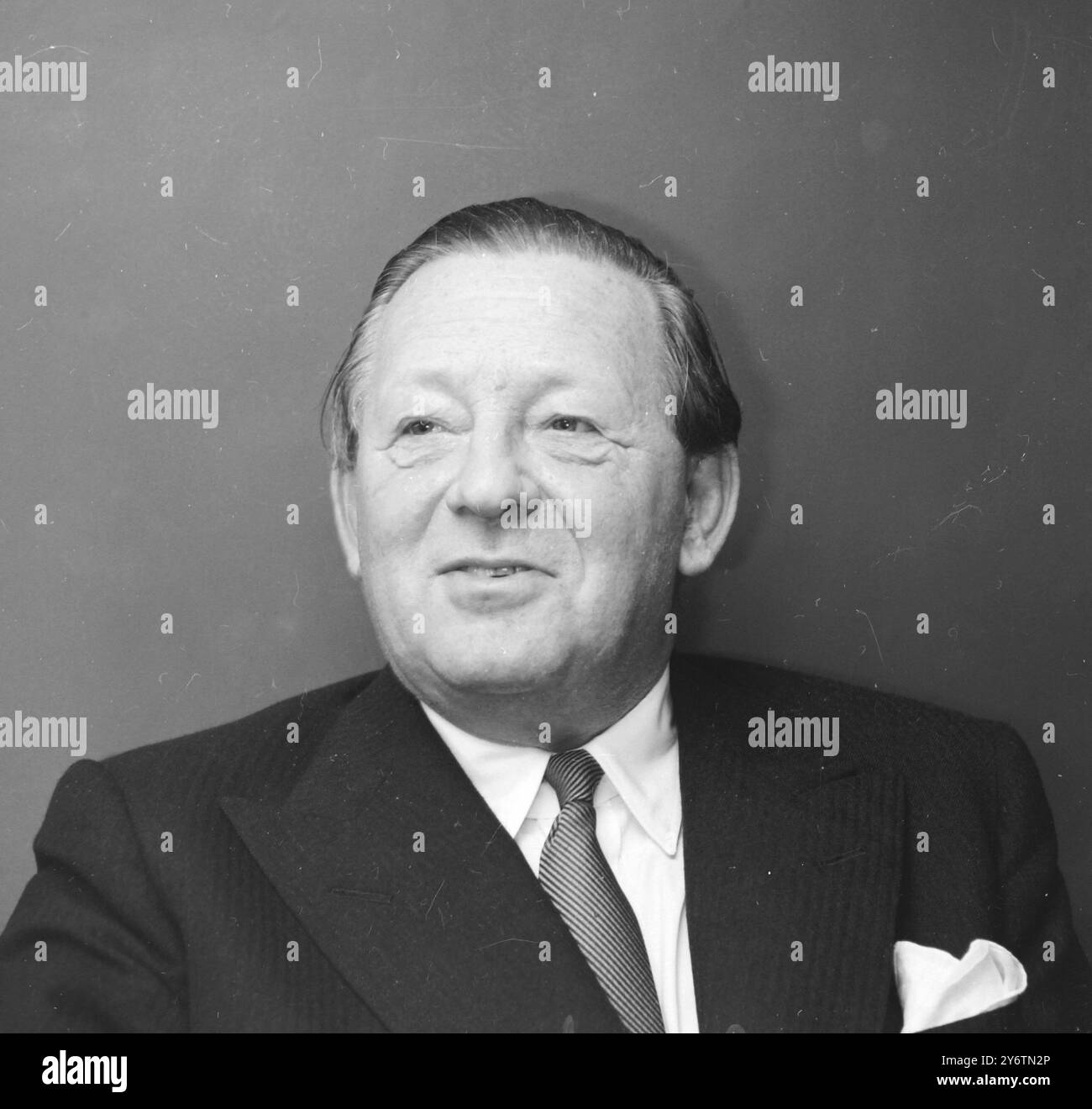 ROBERT RENWICK - NEW CHAIRMAN OF ATV 3 OCTOBER 1961 Stock Photo - Alamy