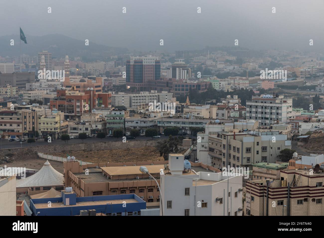 Aerial view of Abha, Saudi Arabia Stock Photo - Alamy
