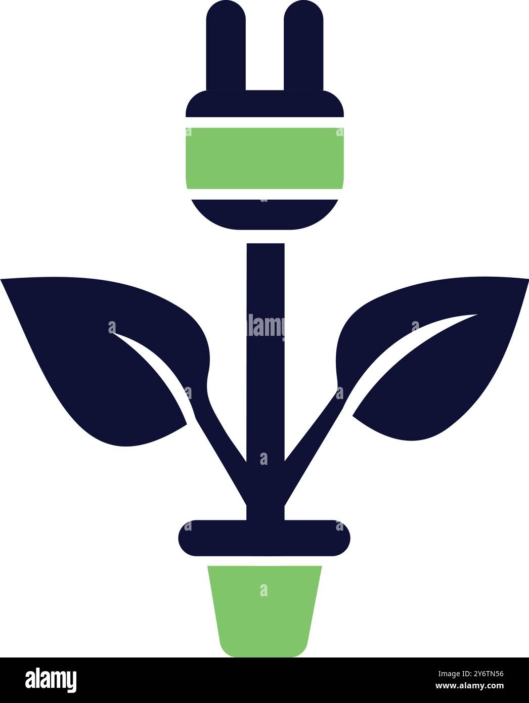 Plug leaf Stock Vector Images - Alamy