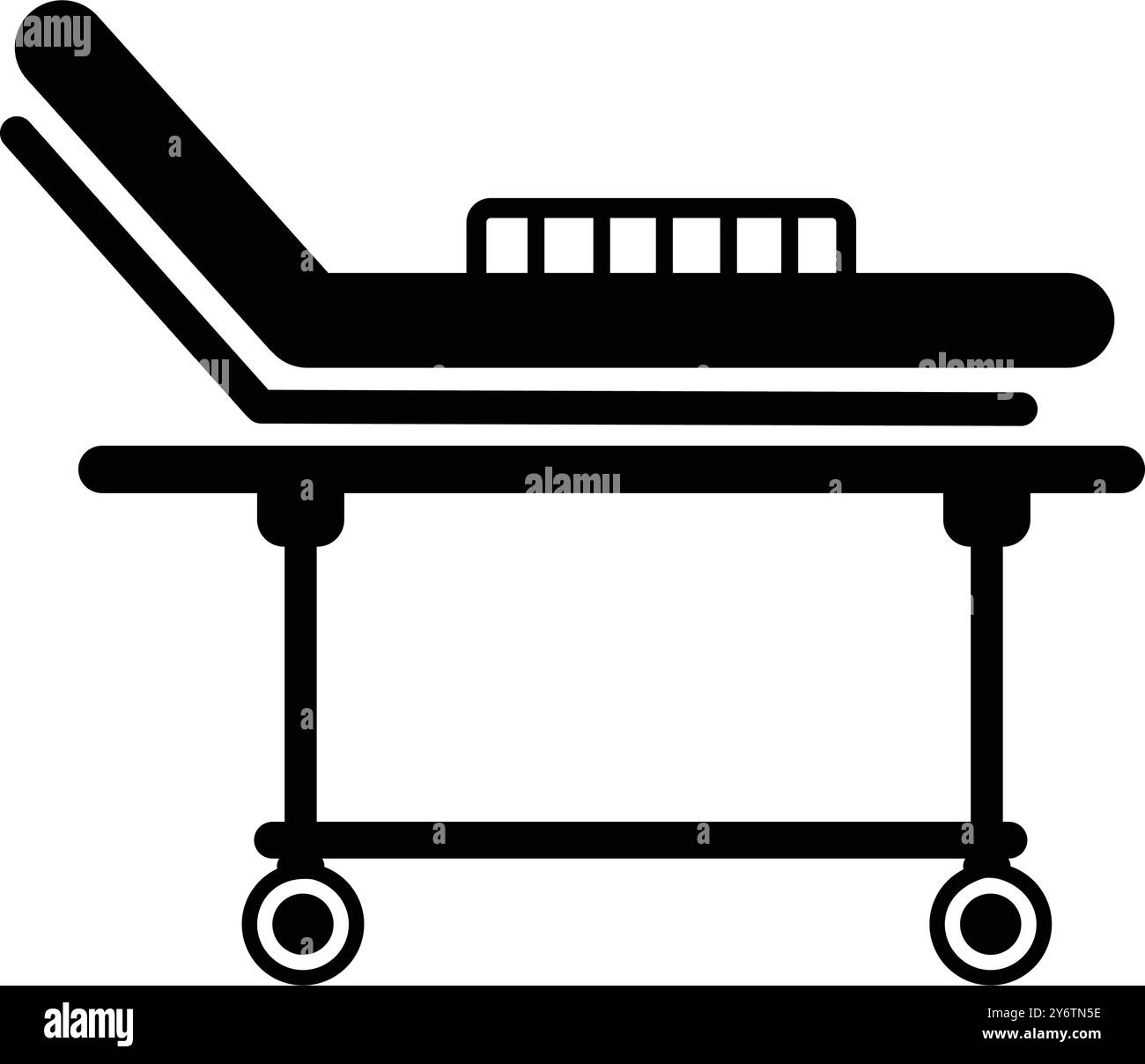 Bed wheels medical healthcare Cut Out Stock Images & Pictures - Alamy