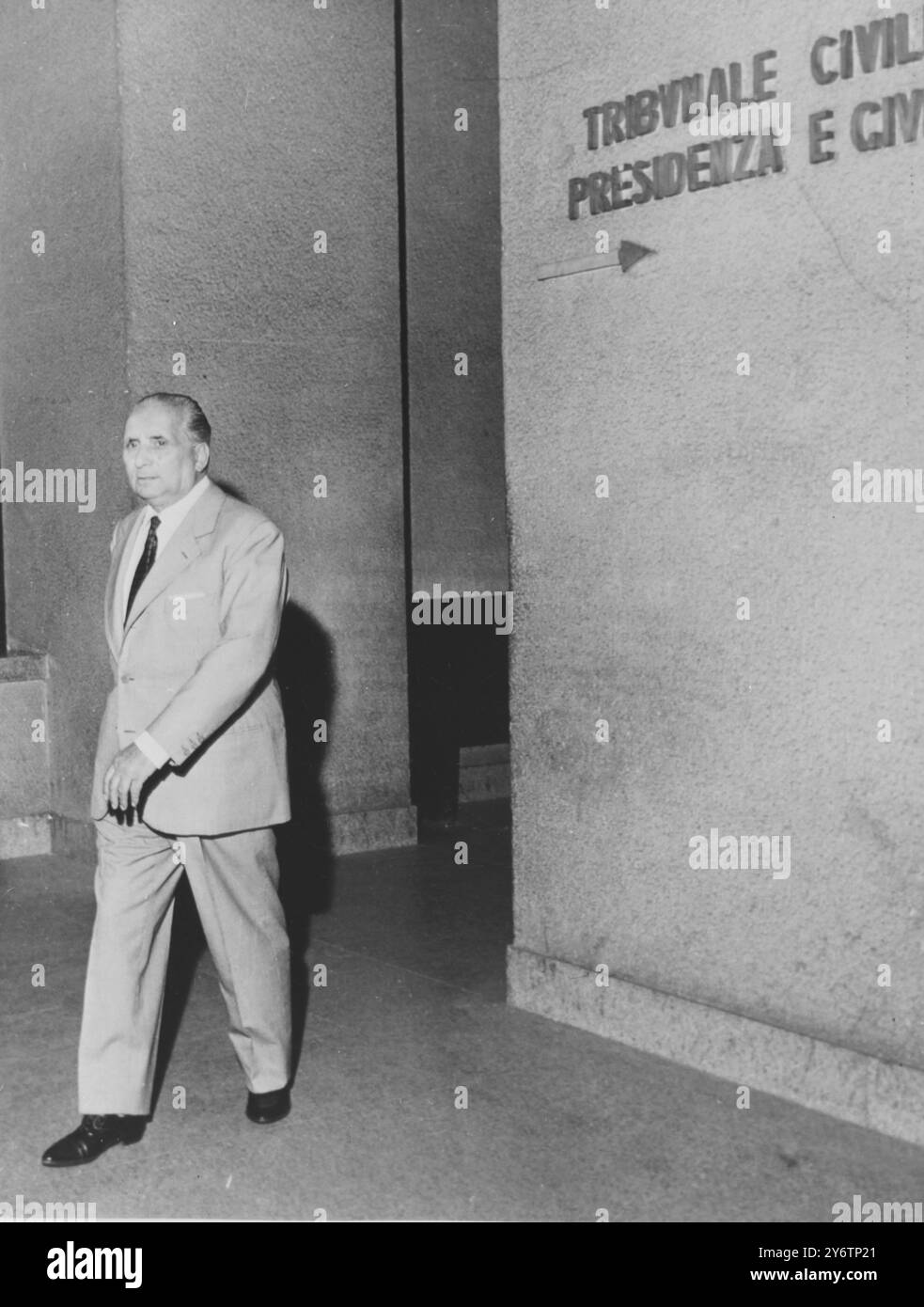 BATTISTA MENEGHIN ESTRANGED HUSBAND OF OPERA SINGER MARIA CALLAS IN ...