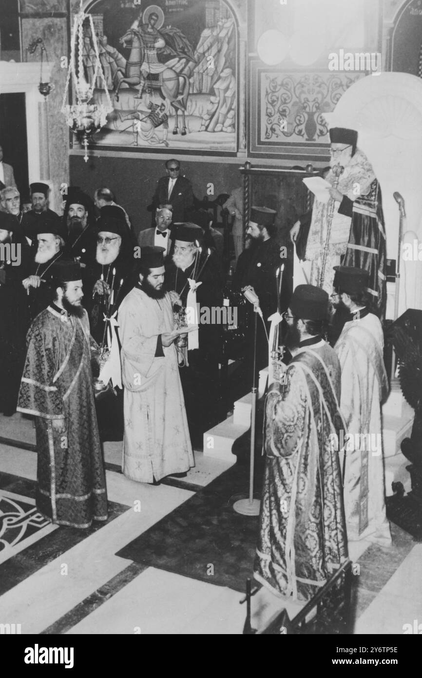 PAN ORTHODOX PRO SYNOD IN RHODES 27 SEPTEMBER 1961 Stock Photo - Alamy