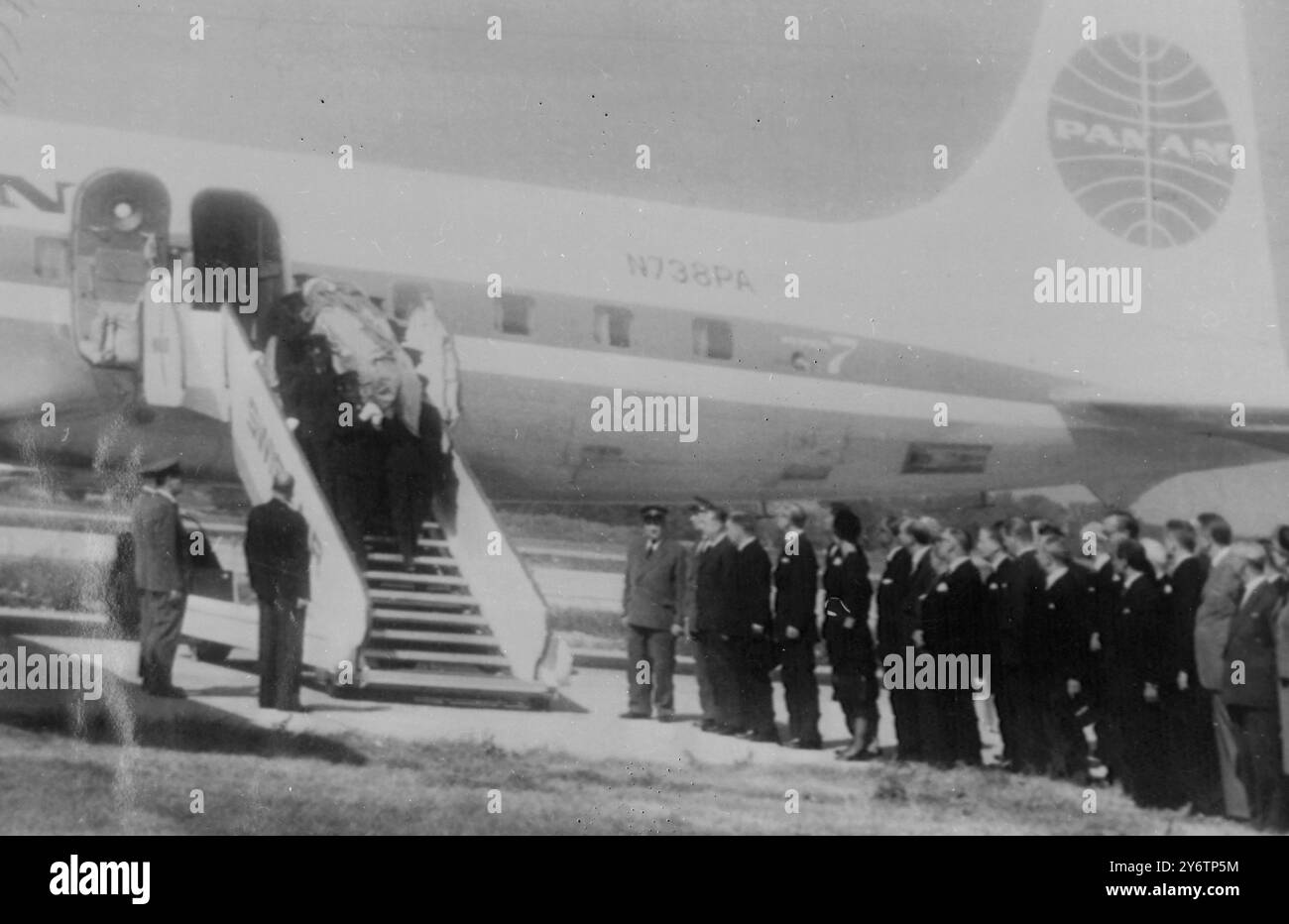 UNITED NATIONS UN SECRETARY GENERAL DAG HAMMARSKJOLD - BODY ARRIVES IN ...