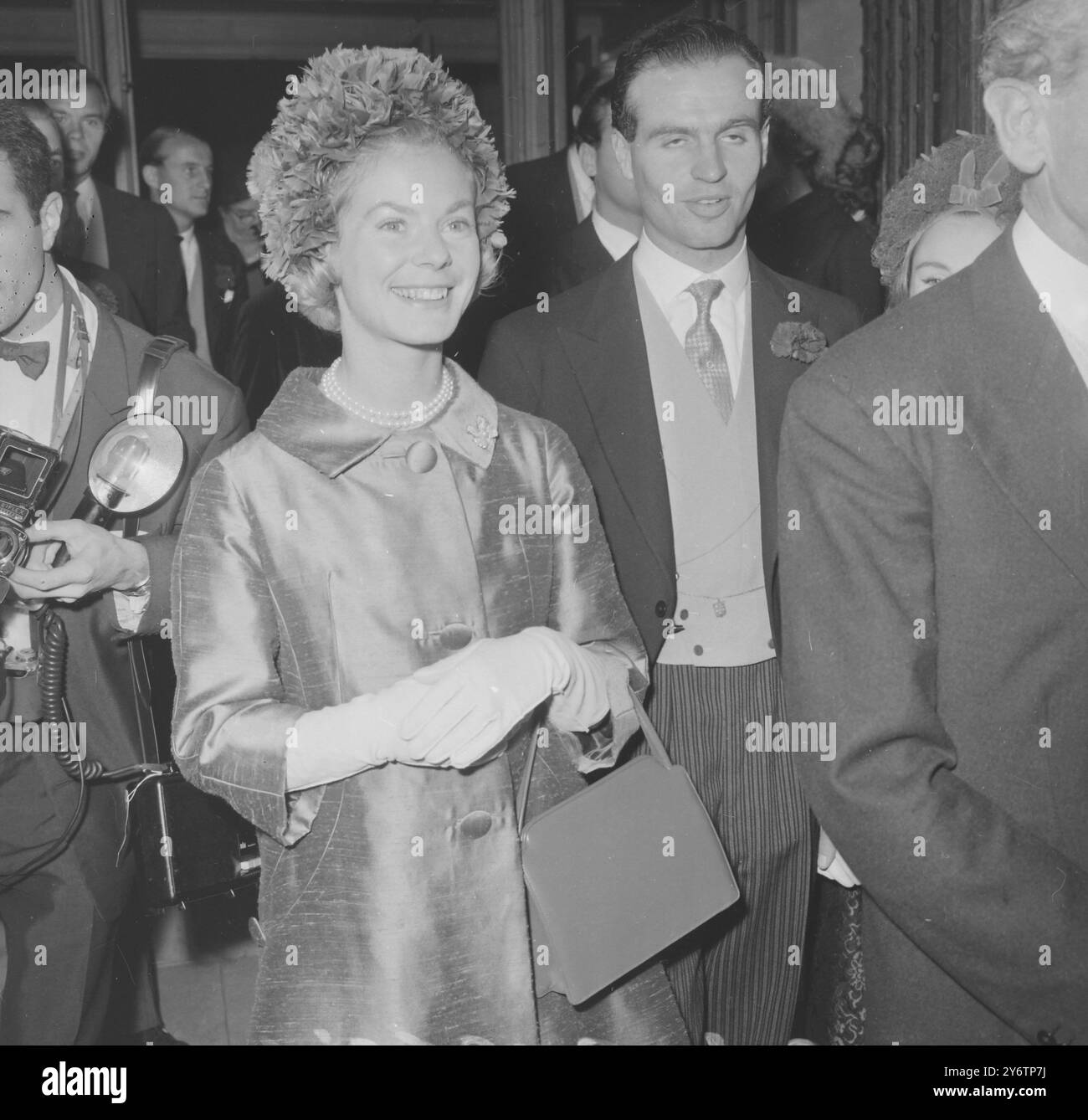 Duchess of kent wedding 1961 Black and White Stock Photos & Images - Alamy