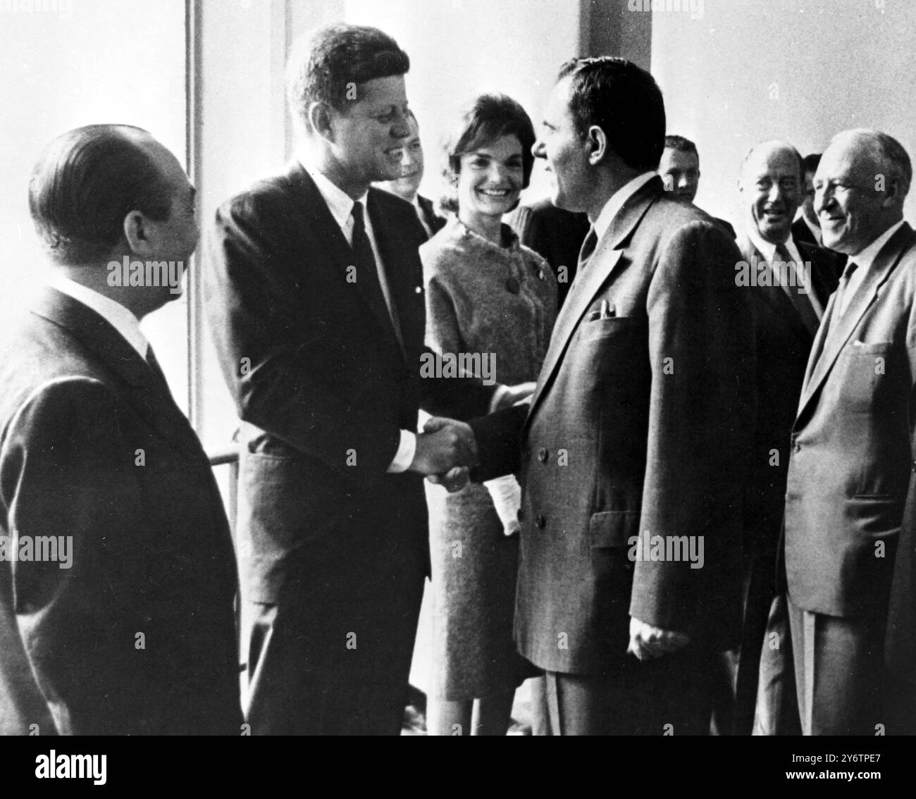 US AMERICAN PRESIDENT JOHN F KENNEDY WITH ANDREI GROMYKO AT UNITED ...