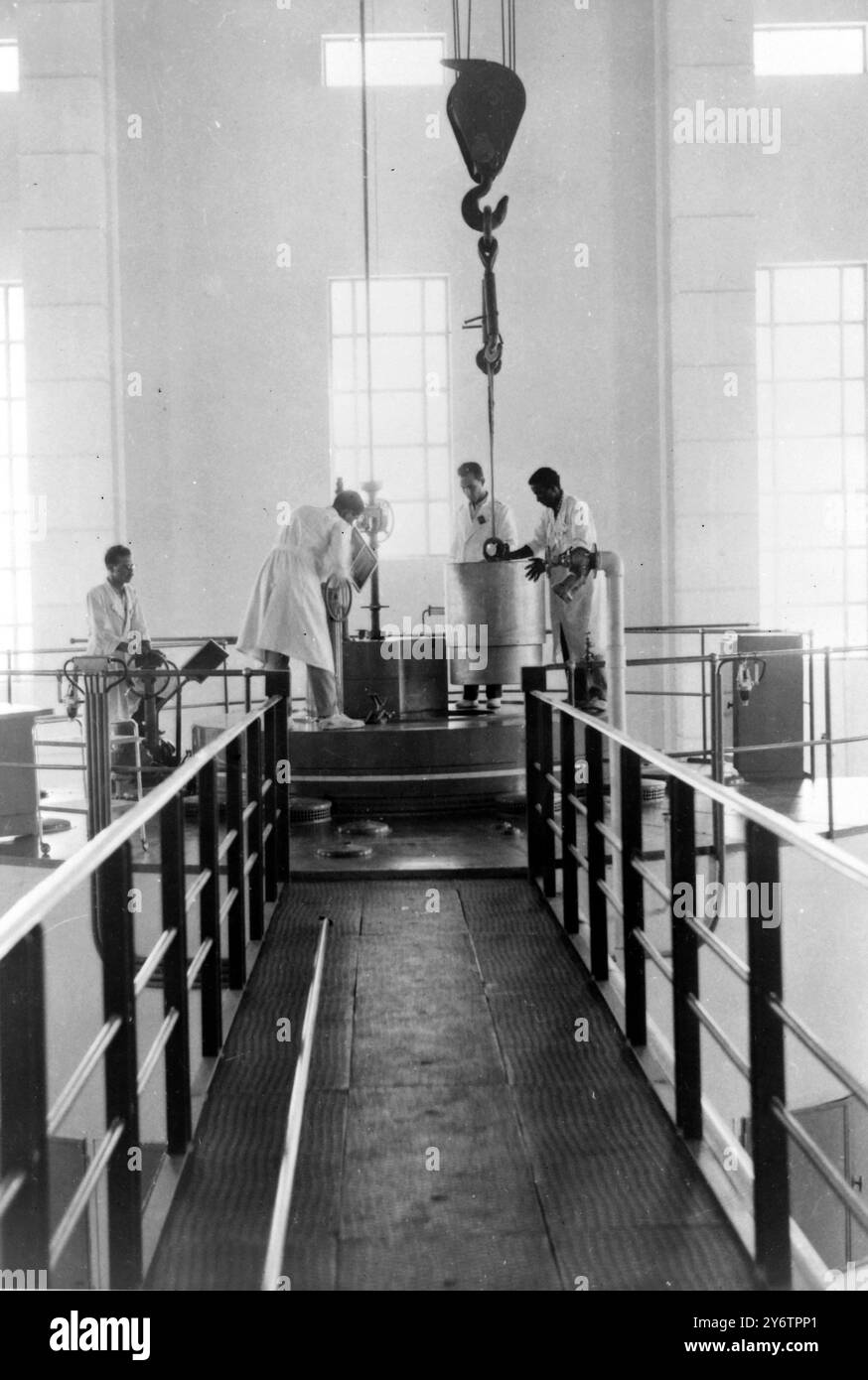 THE FIRST NUCLEAR REACTORS IN CAIRO 25 SEPTEMBER 1961 Stock Photo - Alamy