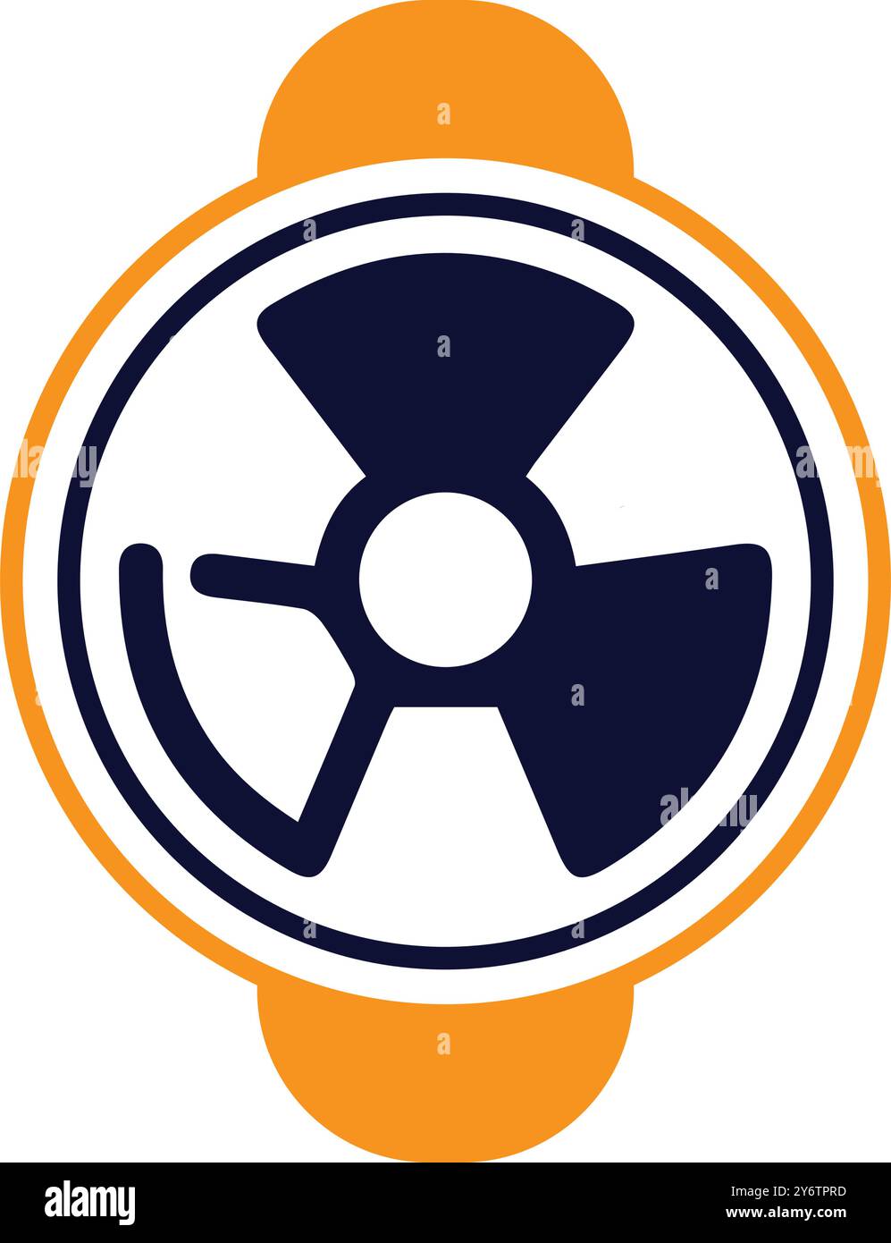 sign, fan sign, radiation radioactive sign icon Stock Vector Image ...