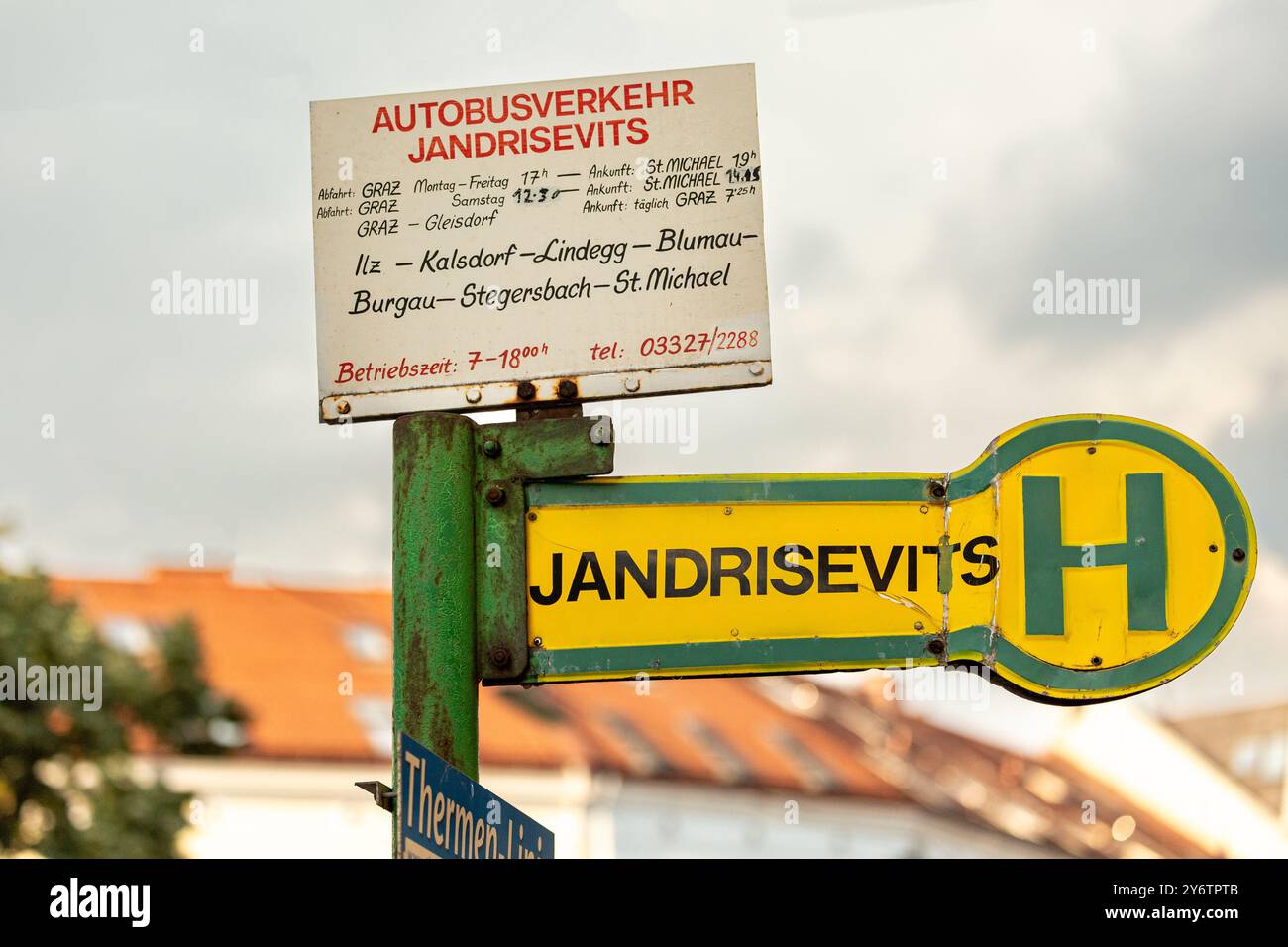 Old bus stop in hi-res stock photography and images - Alamy