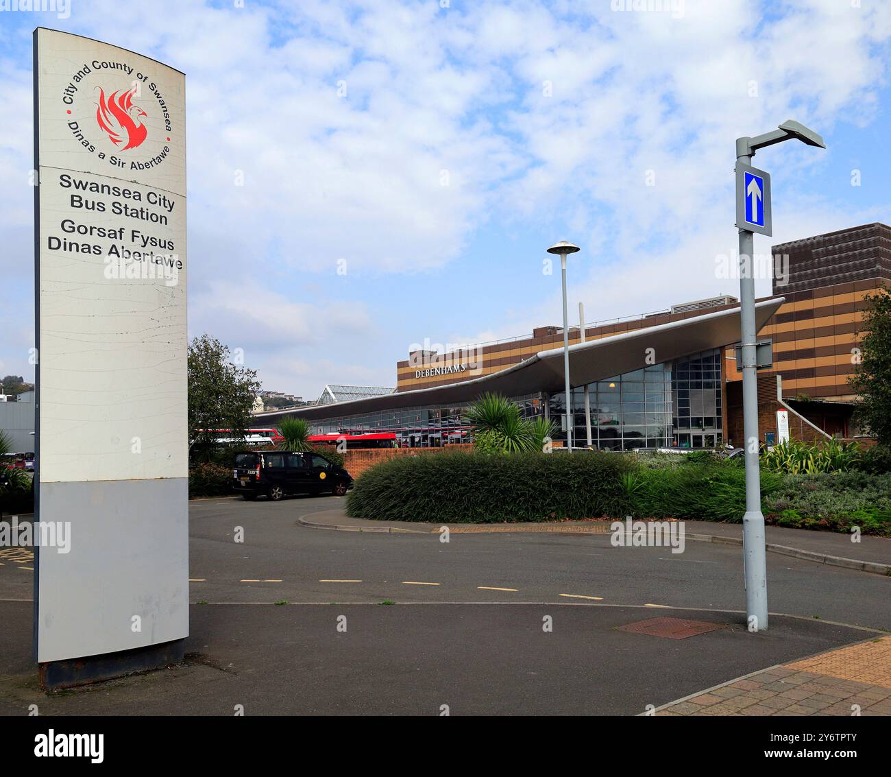 Swansea Bus and Coach station. Taken September 2024 Stock Photo - Alamy