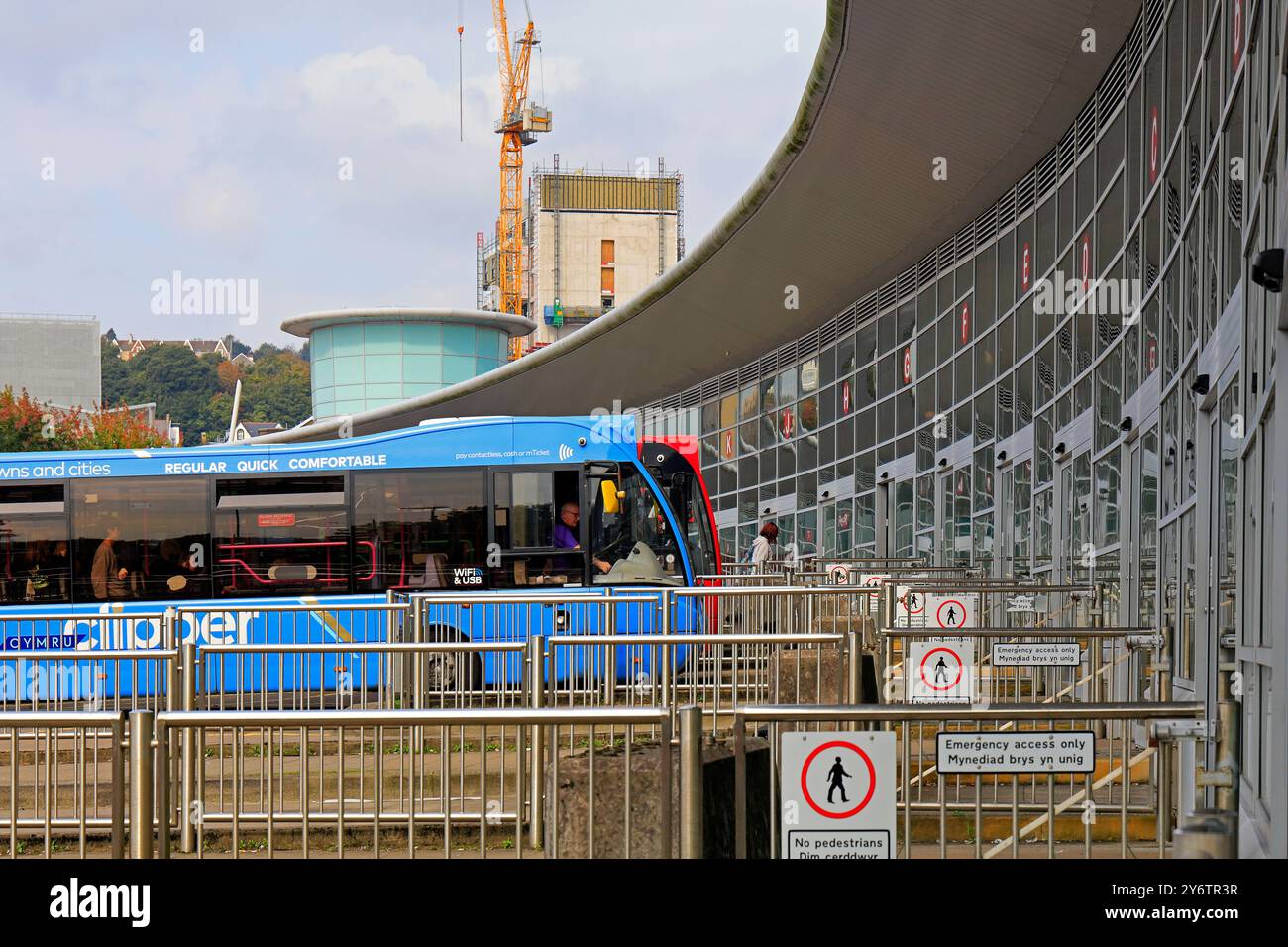 Swansea Bus and Coach station. Taken September 2024 Stock Photo - Alamy
