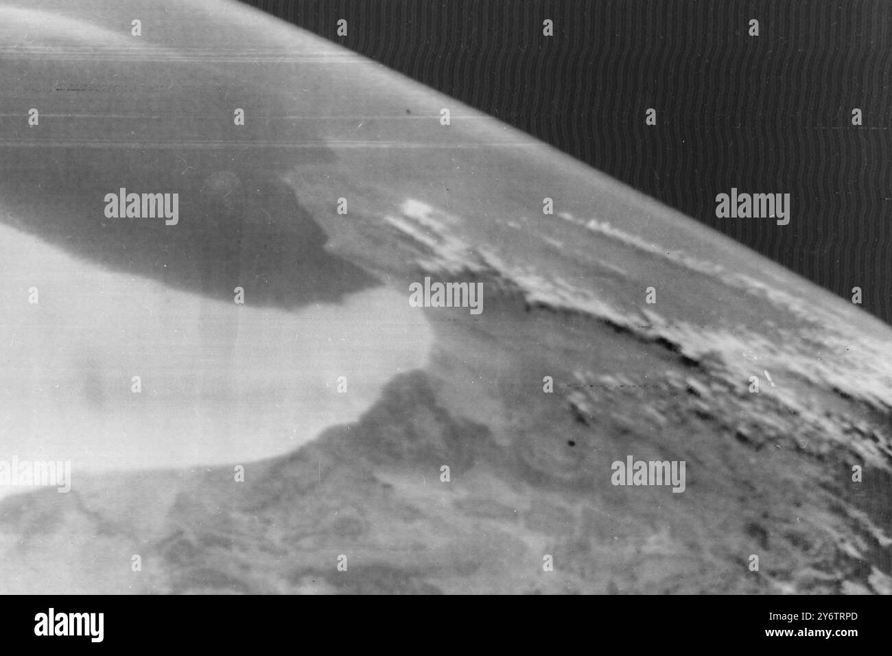 EARTH AFRICA AS SEEN BY MERCURY CAPSULE 15 SEPTEMBER 1961 Stock Photo ...